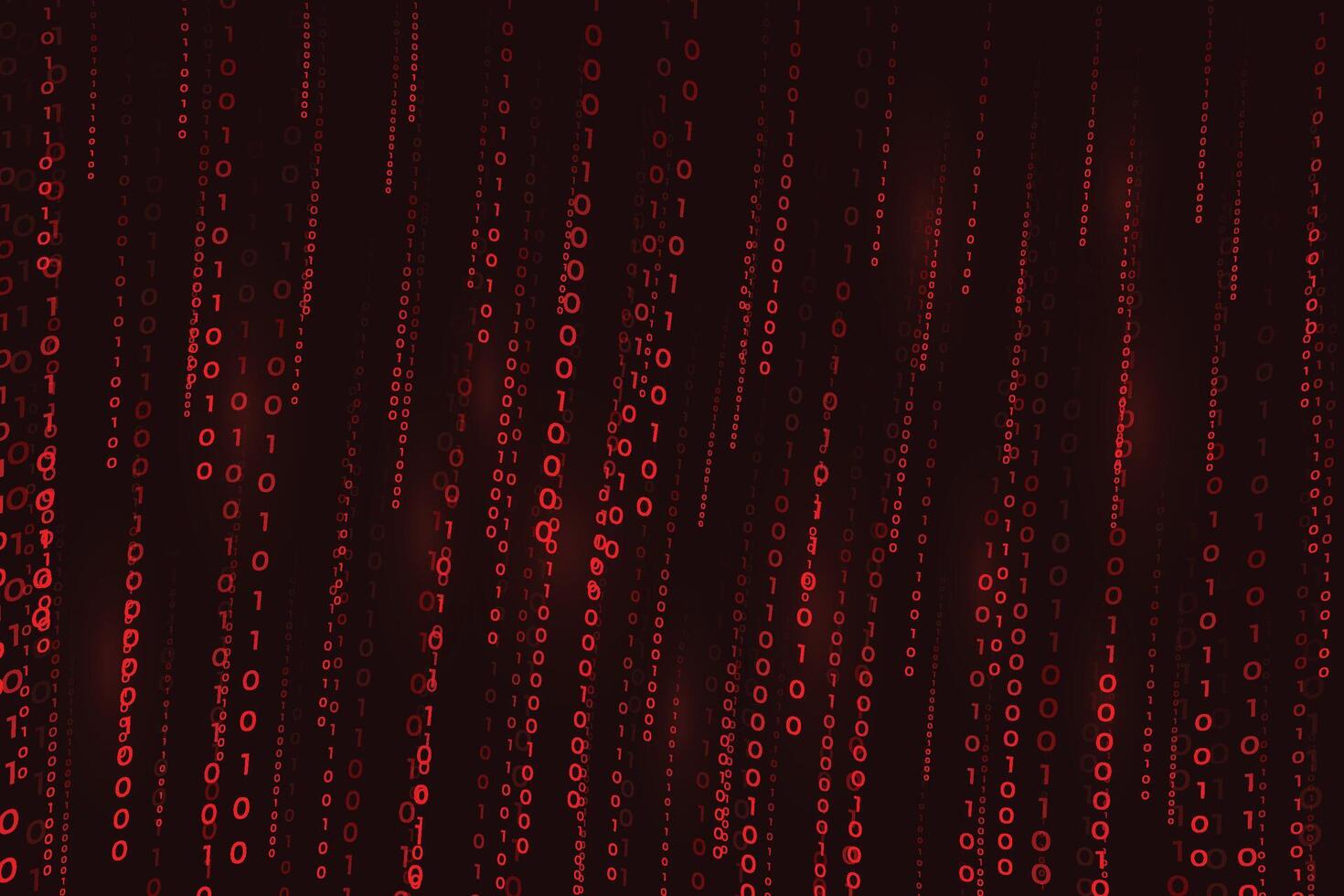 red shade binary code background 65459637 Vector Art at Vecteezy