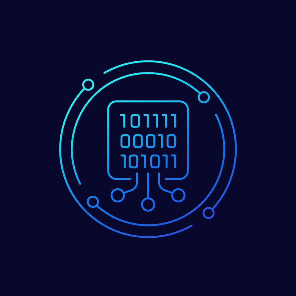 Compile Code Icon In Linear Design 65461230 Vector Art At Vecteezy