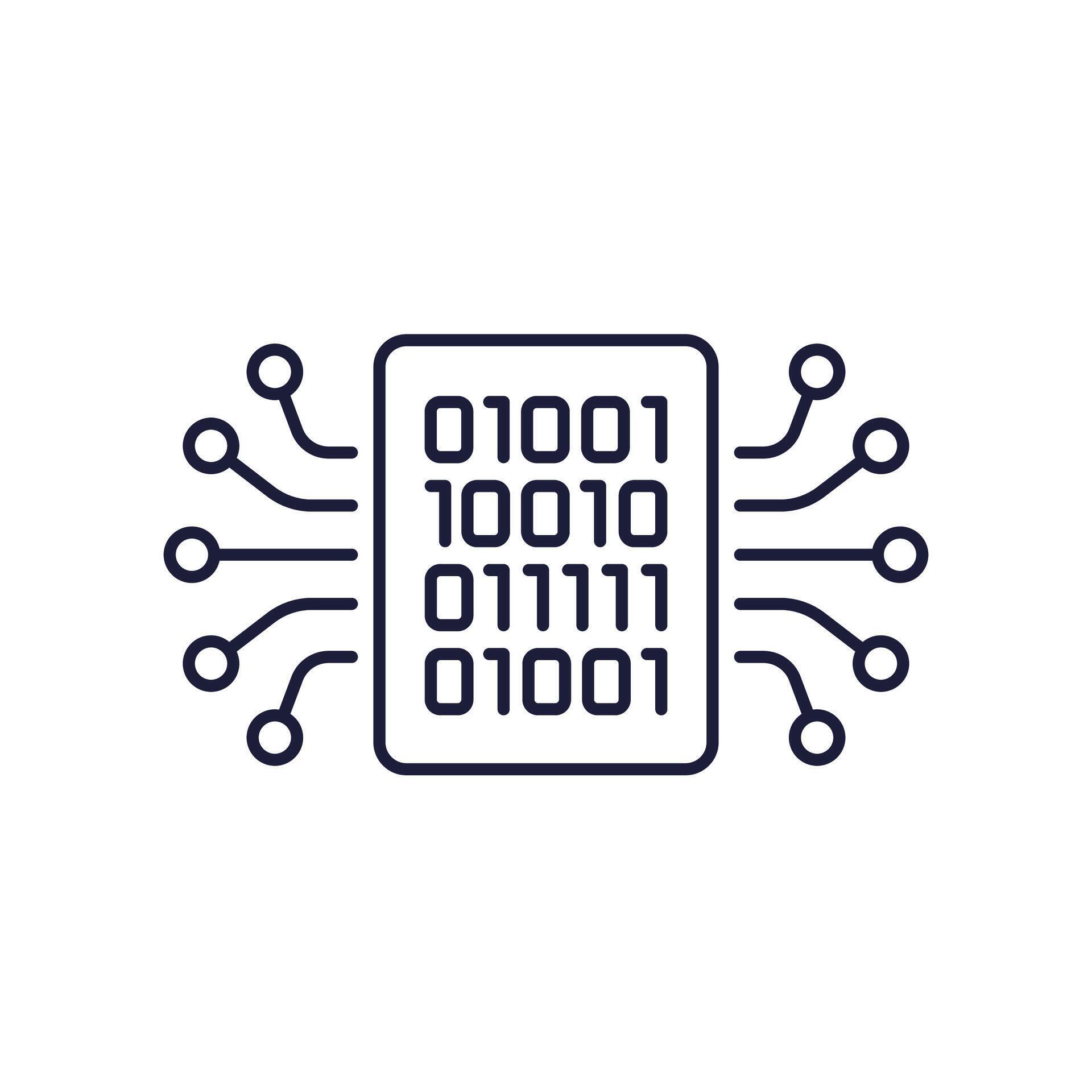 Compile code icon, line 65461240 Vector Art at Vecteezy