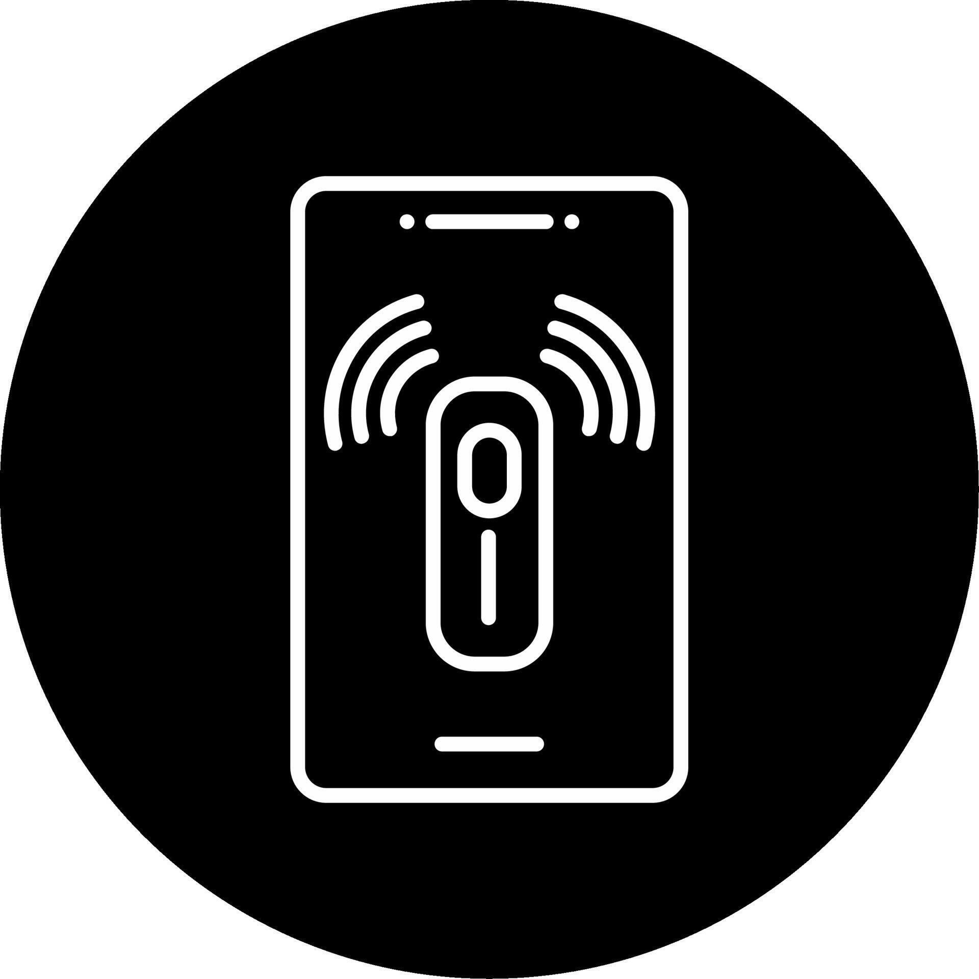 Proximity Sensor Function Line Circle Inverted 65583445 Vector Art at ...