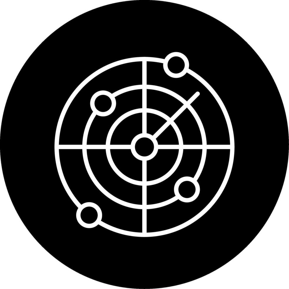 Radar Radio Detection Tool Line Circle Inverted 65583889 Vector Art At