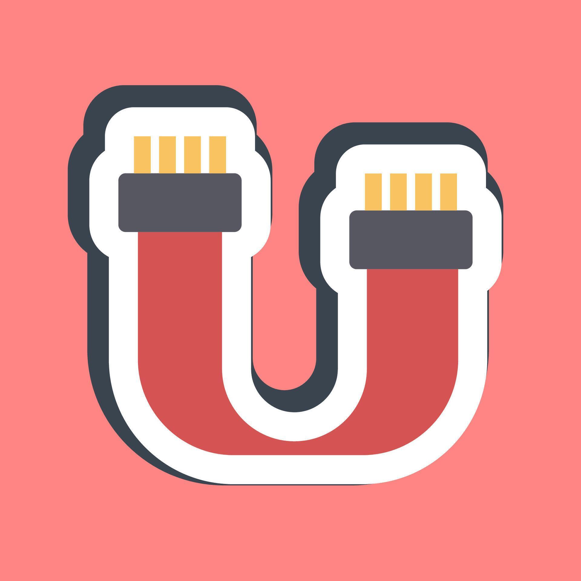 Sticker sata. Computer components elements. 65608127 Vector Art at Vecteezy