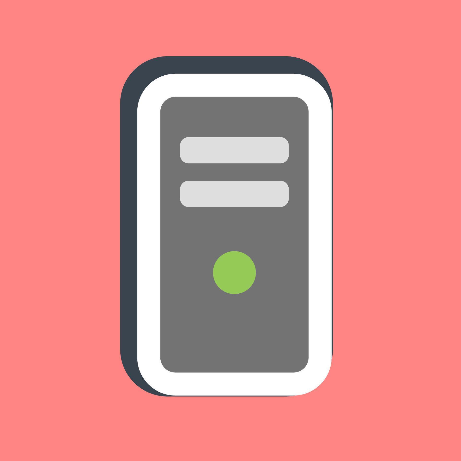 Sticker system block. Computer components elements. 65608269 Vector Art ...