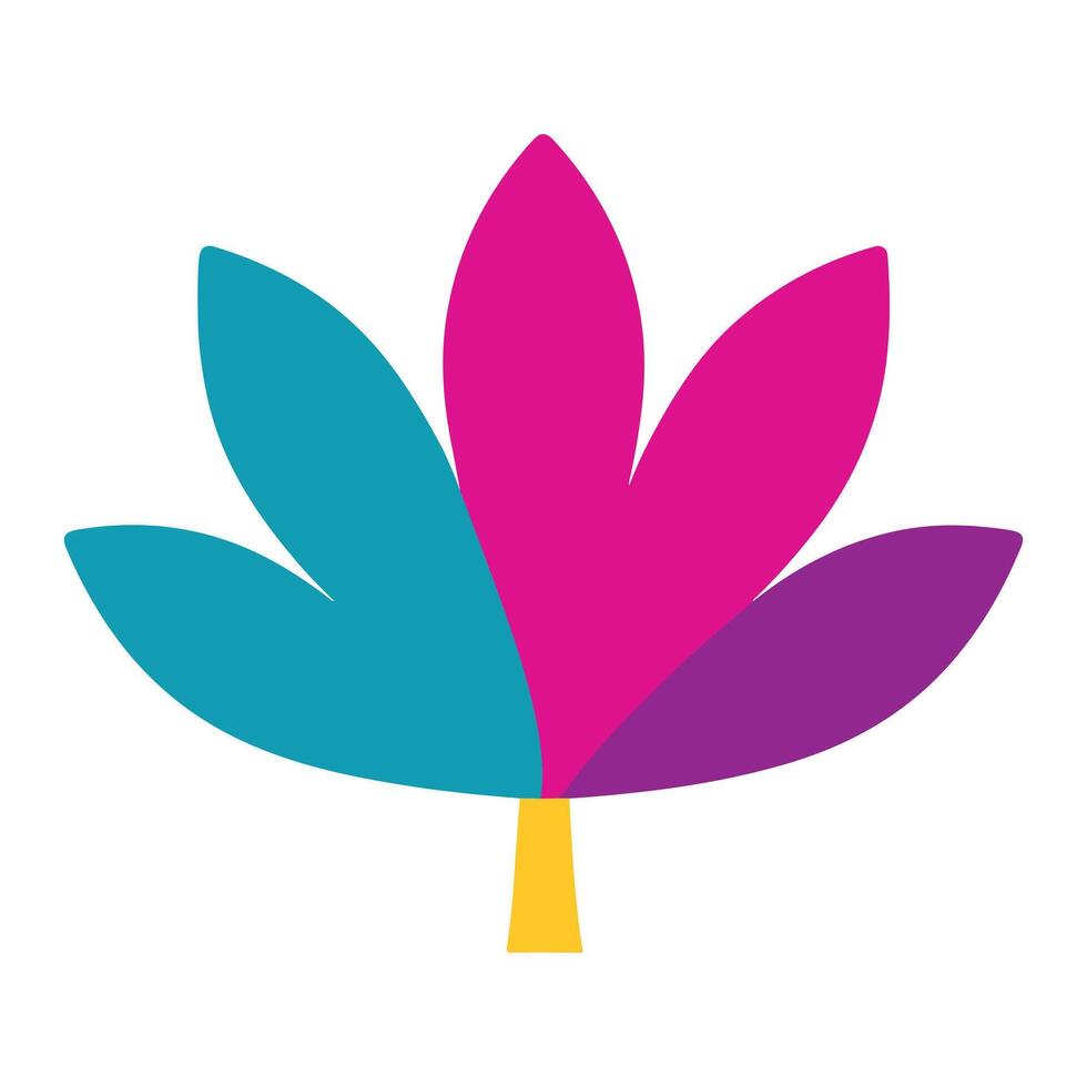 Fiesta Inspired Otomi Flower Art Colorful Mexican Clipart with Leaves ...