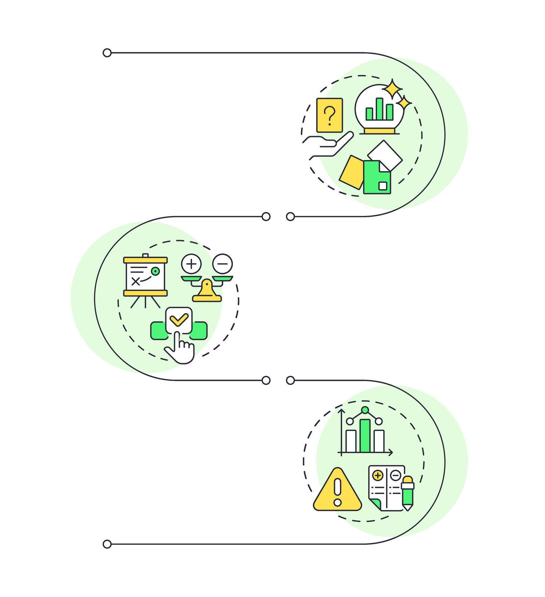 Workforce forecasting methods infographic vertical sequence. HR analytics. Recruitment strategy ...