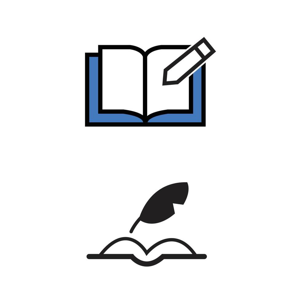 set of book icons design illustration 65652473 Vector Art at Vecteezy