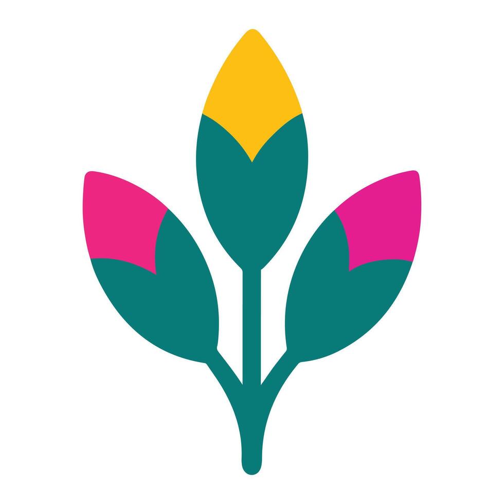 Mexican Otomi Flower Illustration Vibrant Fiesta Floral Art for ...