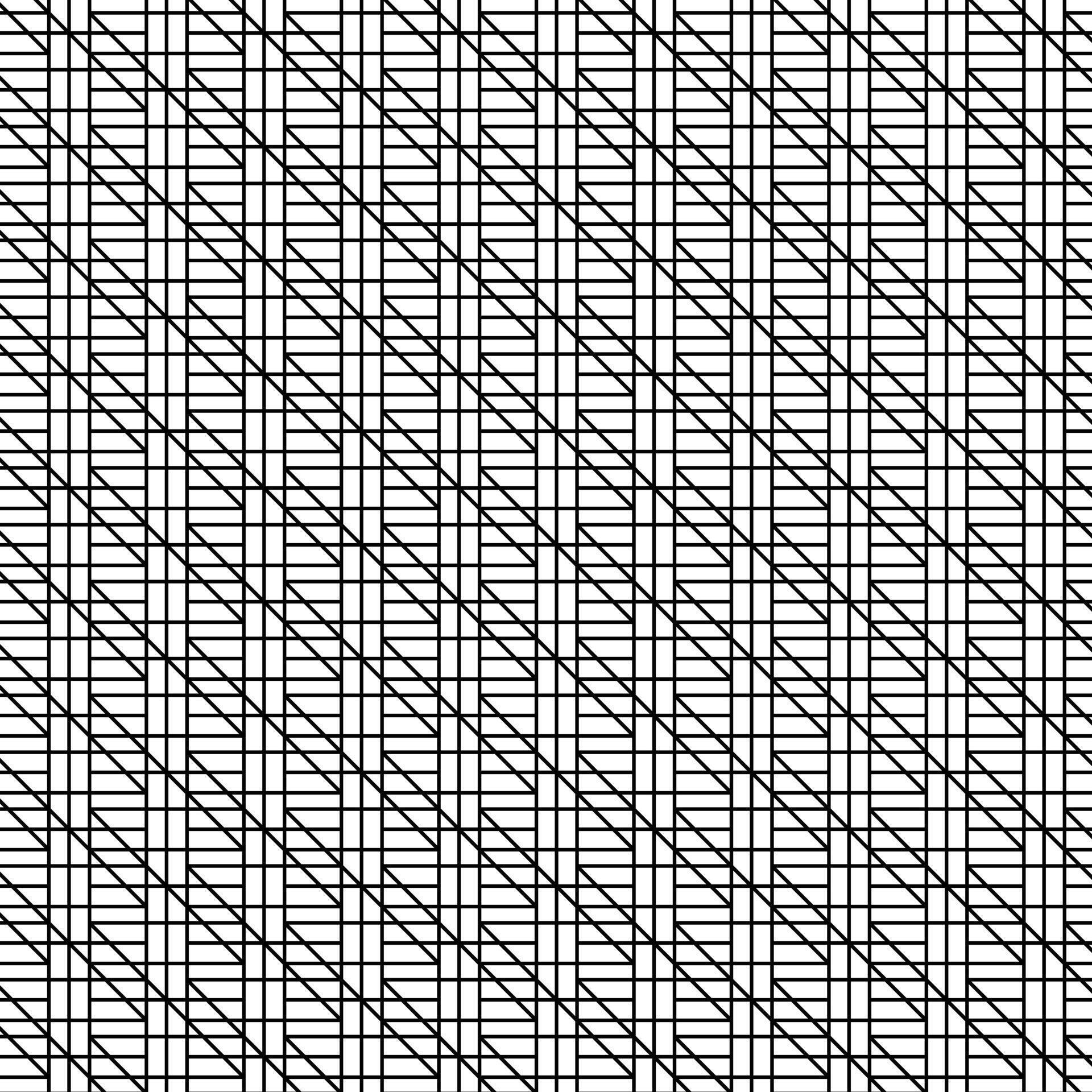 Thin line Geometric black, white seamless pattern with ornament in form of thin horizontal ...