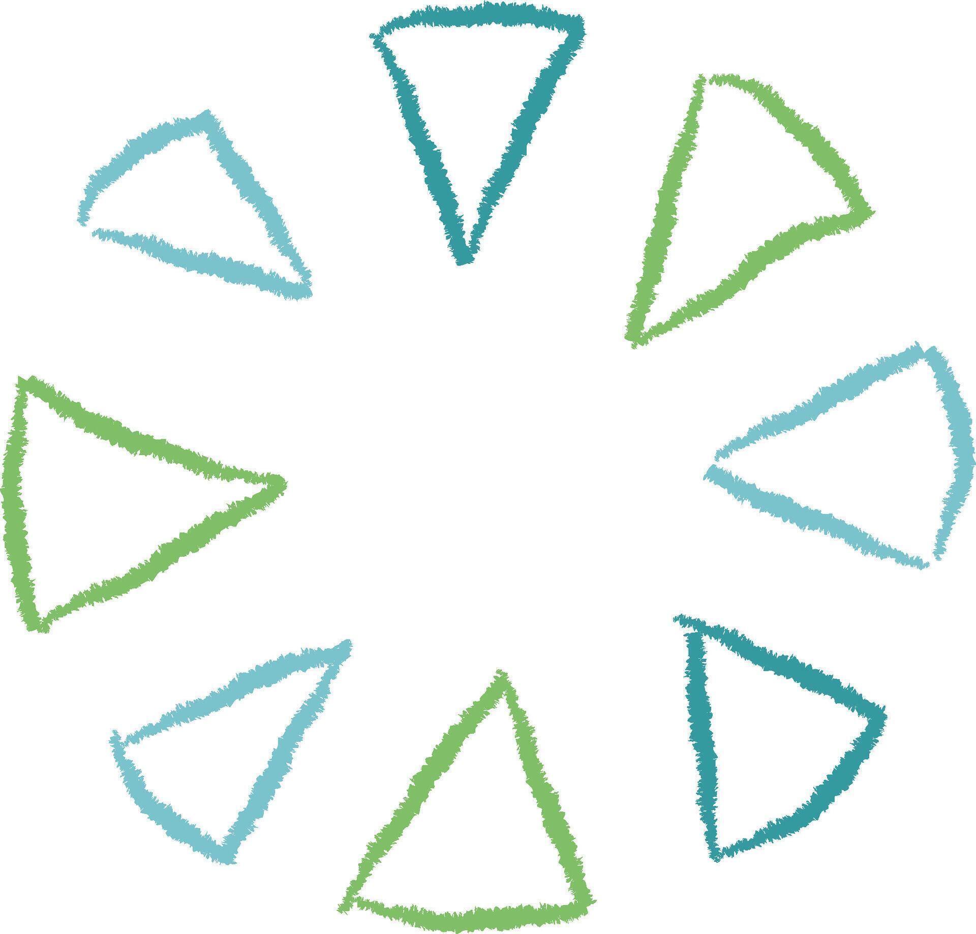 Circular Triangles Pattern 65692038 Vector Art at Vecteezy