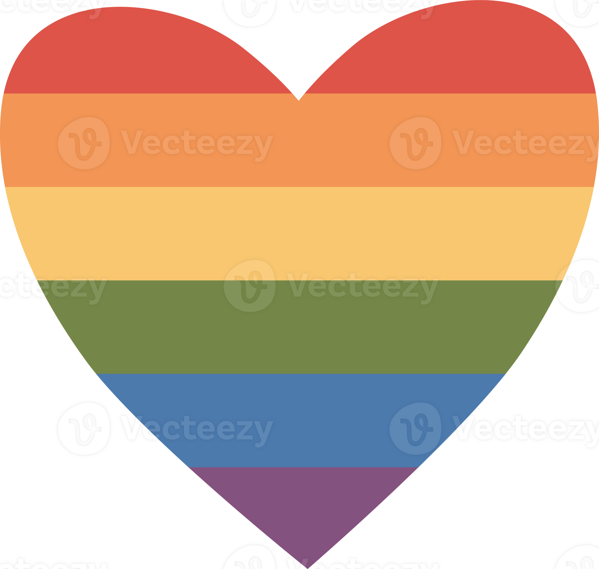 Pride Month. LGBTQ Rainbow Heart Symbol 65739634 PNG