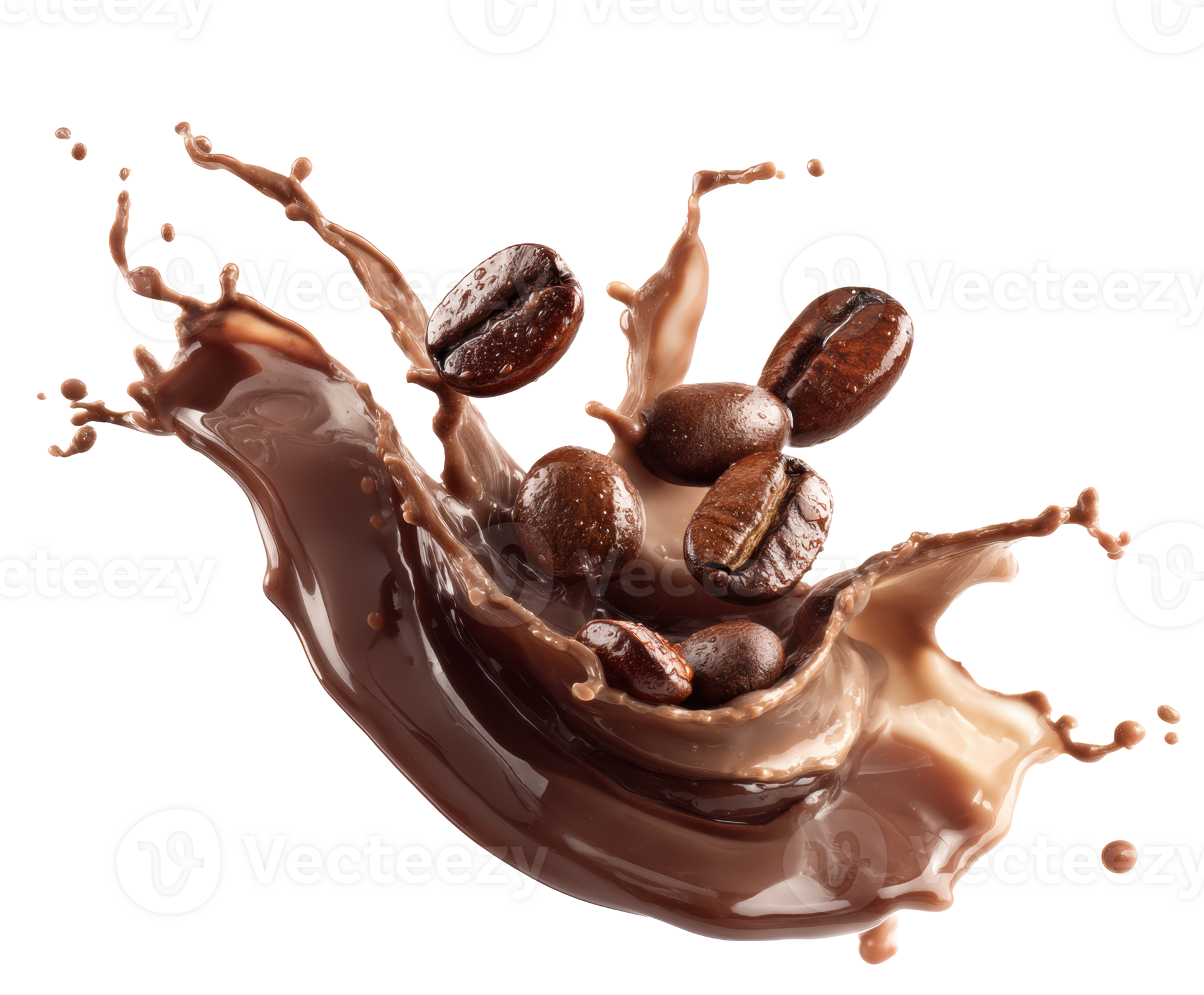 Chocolate and coffee splash creating dynamic texture 65764990 PNG Chocolate and coffee splash creating dynamic texture 65764990 PNG
