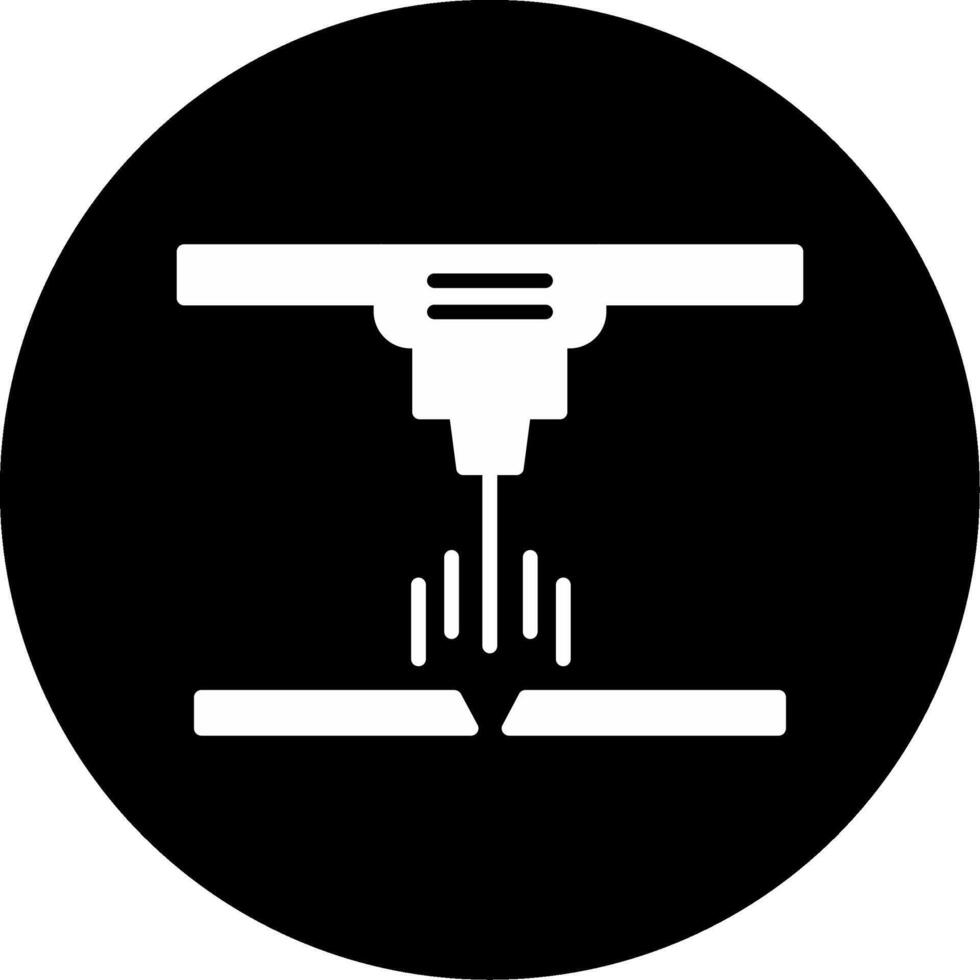 Laser Cutting Process Glyph Circle Inverted 65814375 Vector Art at Vecteezy