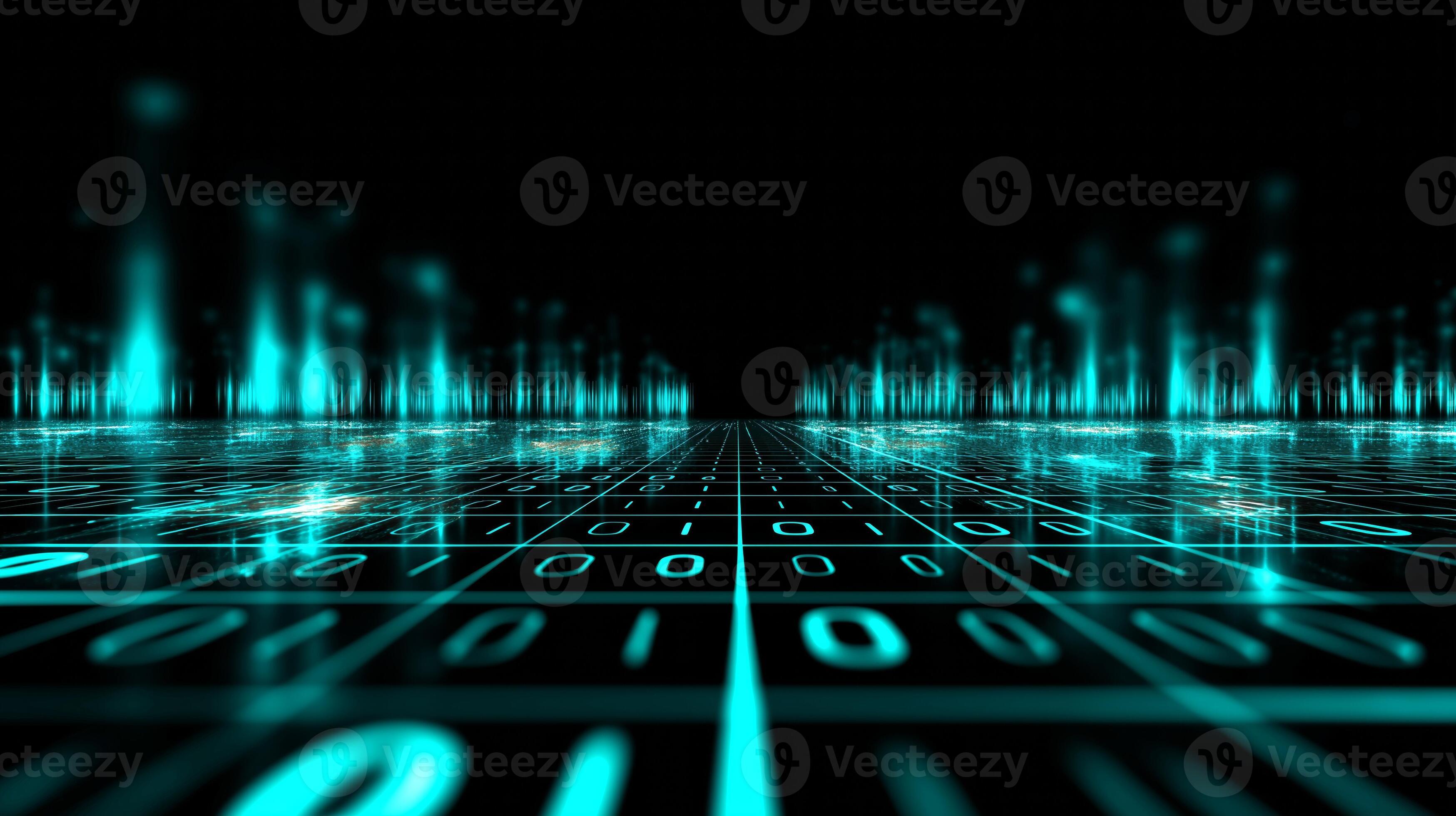 Graduates from a computer science program creatively display binary ...