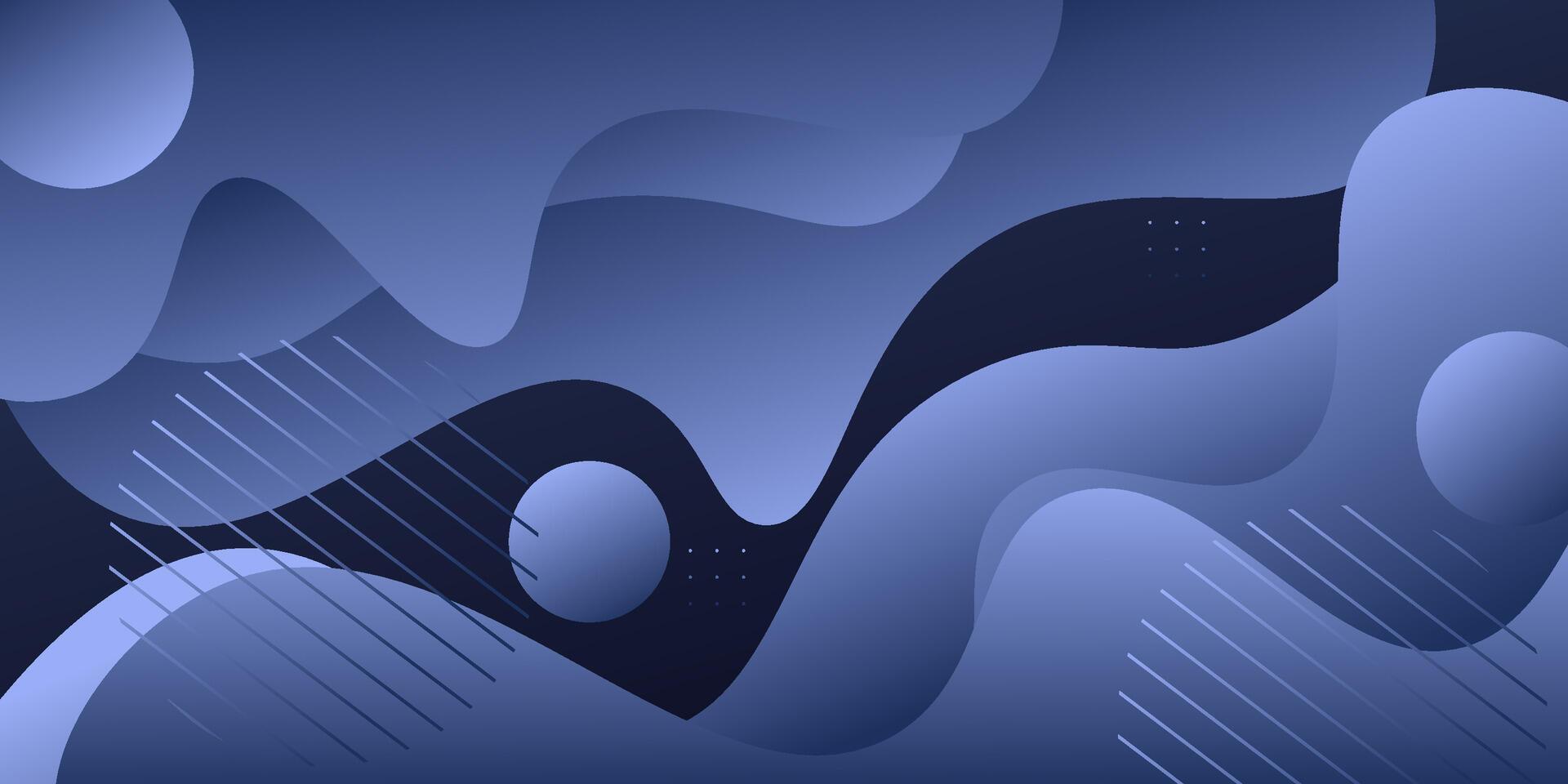 Abstract blue geometric wave 3D background. Simple wave background ...