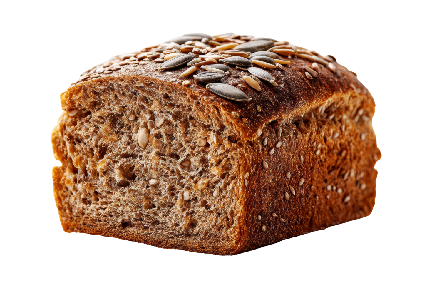 Freshly baked whole grain bread kitchen food 65849366 PNG