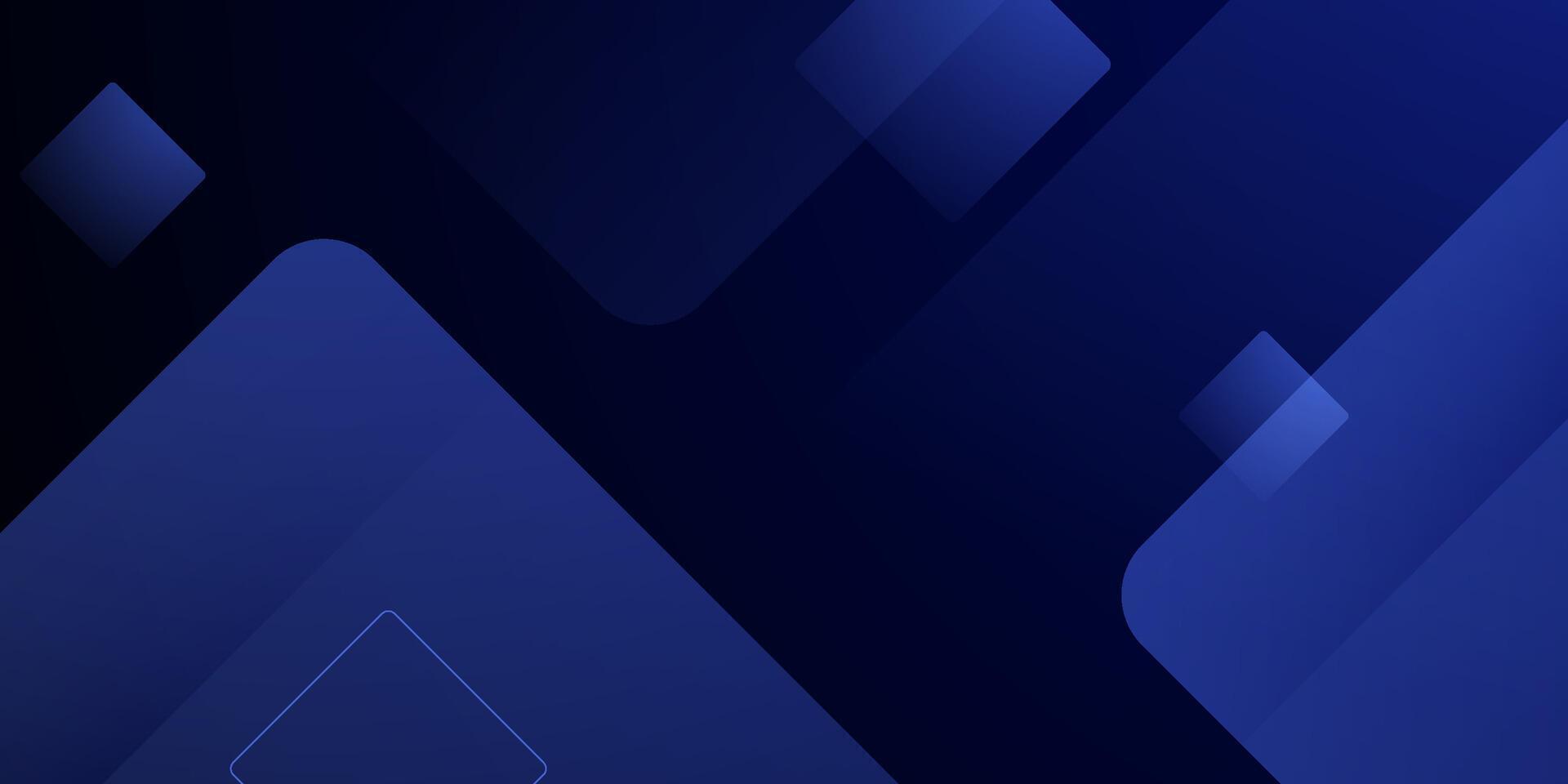 Abstract dark blue futuristic overlap background. Overlap square shapes geometric pattern ...