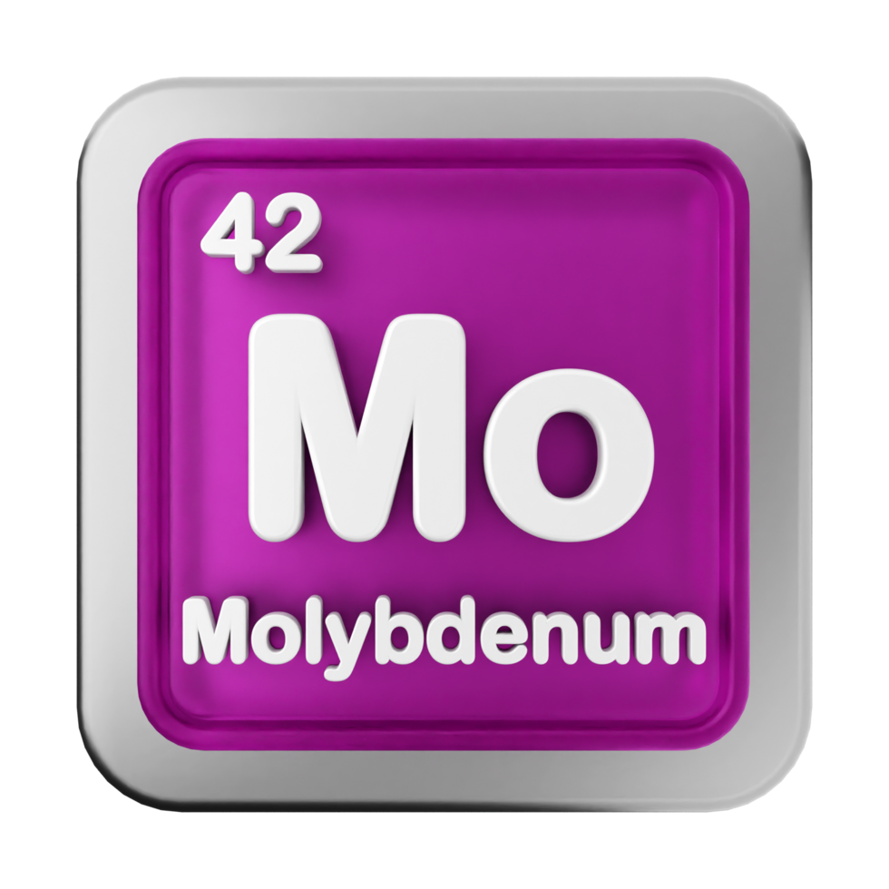 Molybdenum Periodic Table Element 65977143 Png