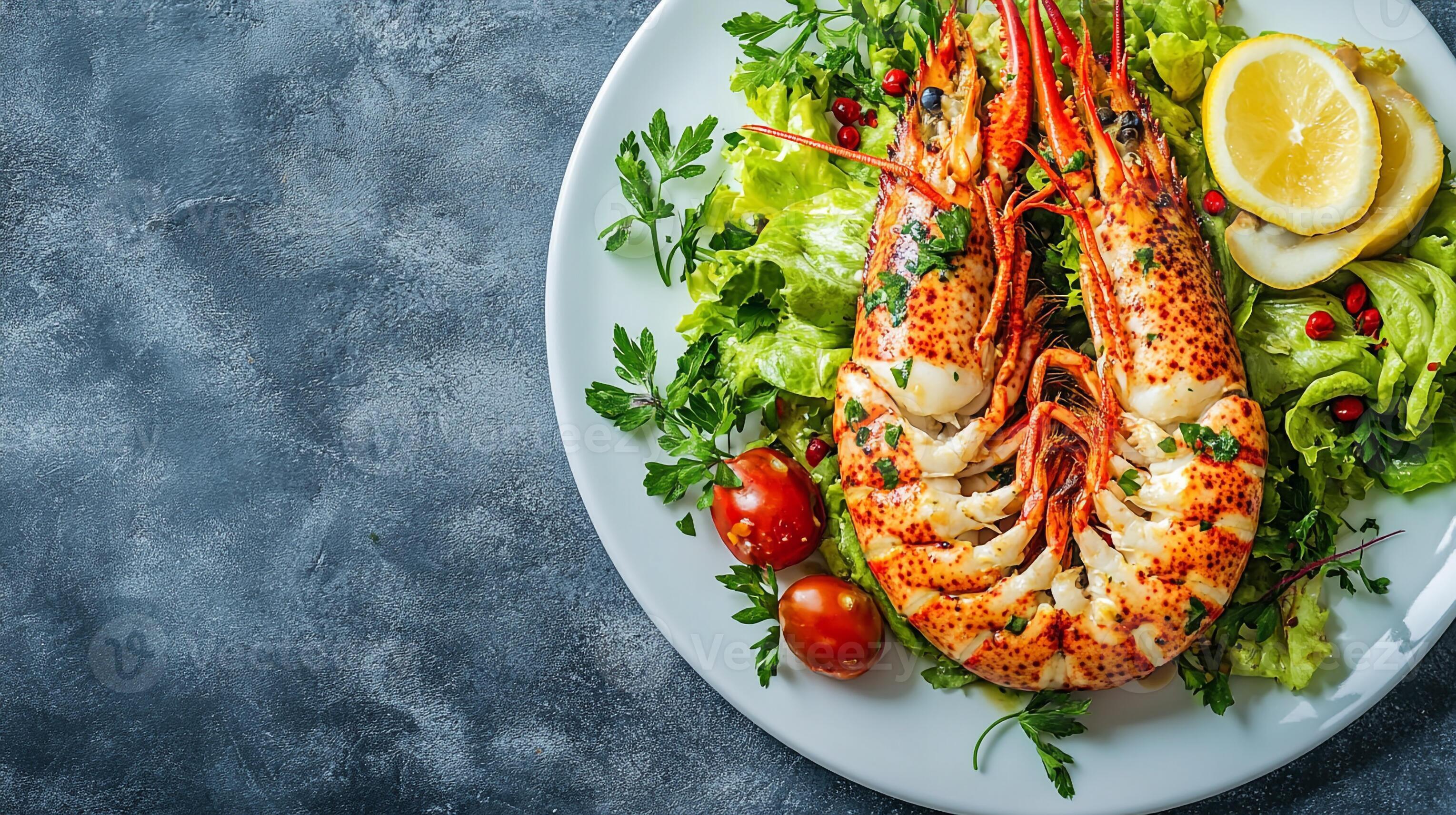 Top View Lobster Thermidor, Food Photography 66018129 Stock Photo at Vecteezy