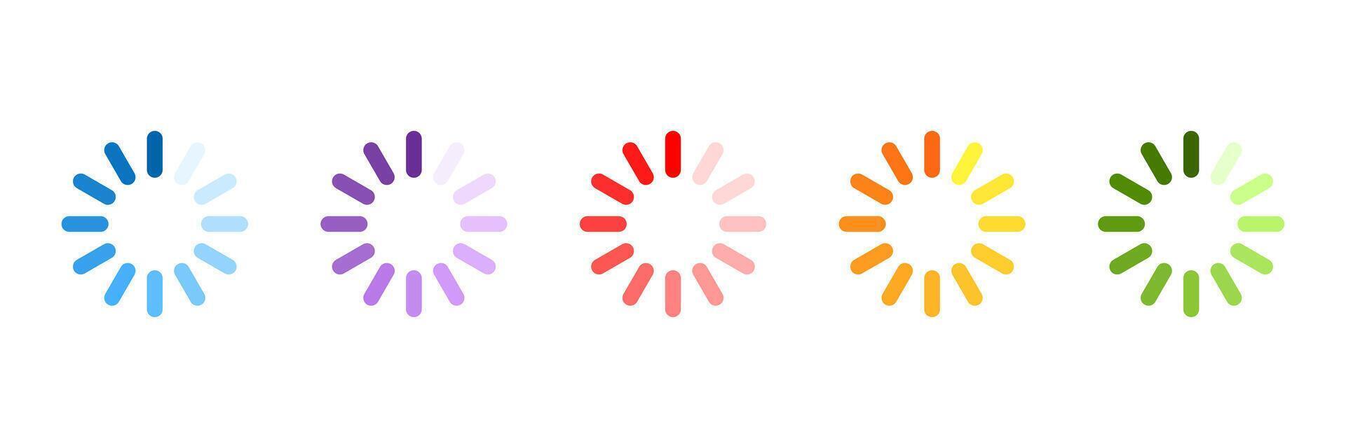 Progress bar icon set. Loading progress bar icons. Loading bar progress ...