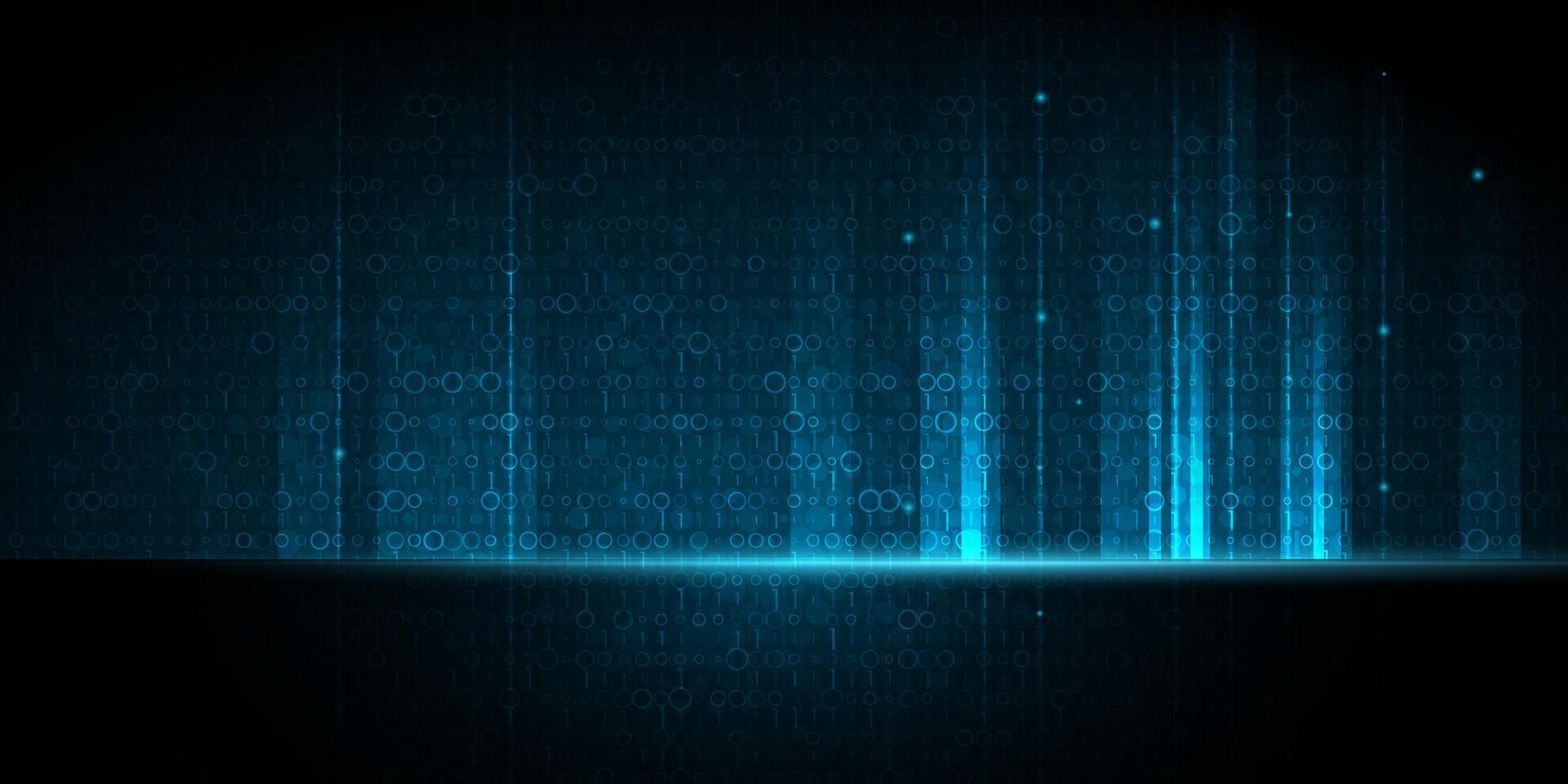 Abstract Matrix binary datum code, grid pixel pattern background ...