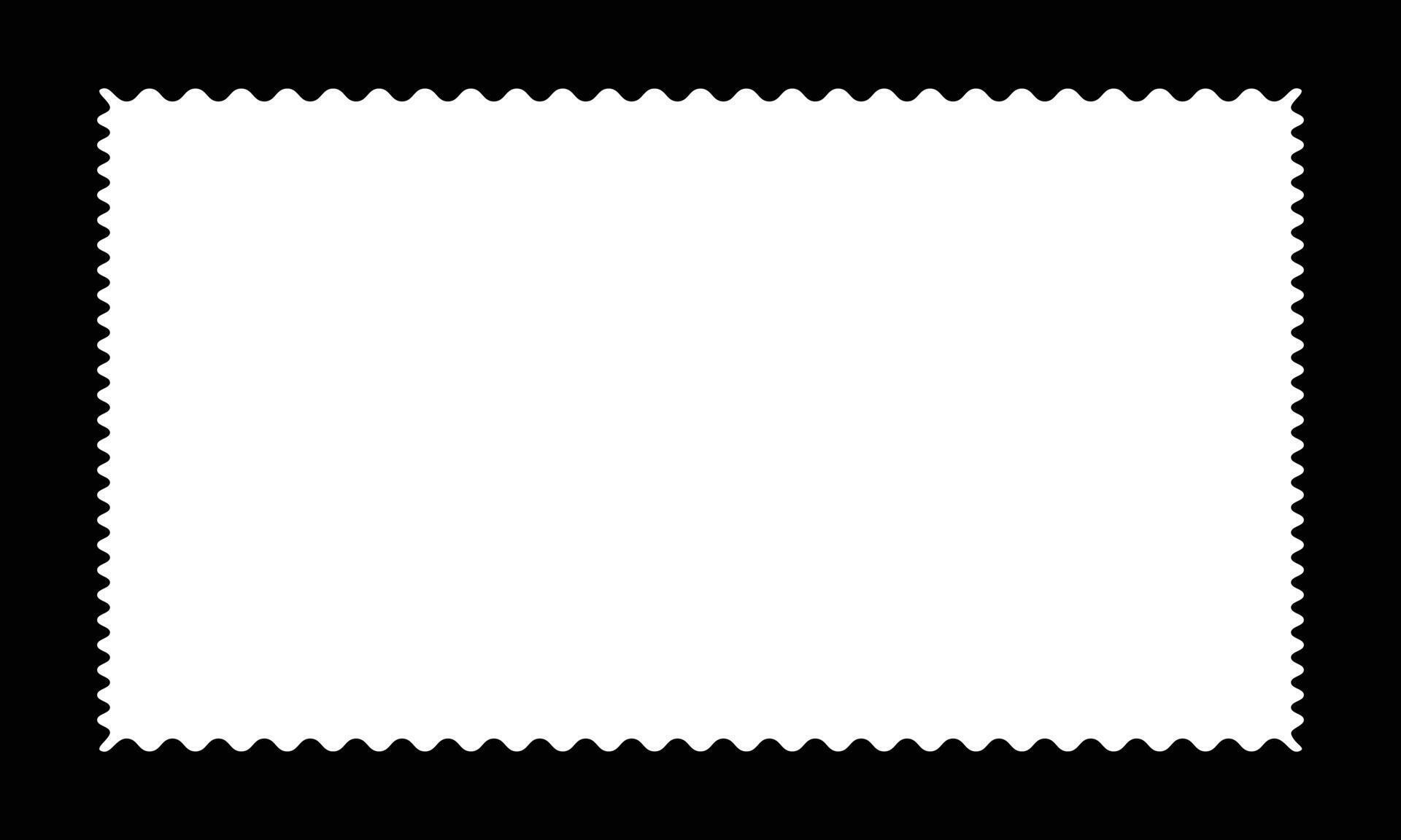 Rectangle Shape With Wavy Borders And Undulated Inside Edges 66039402 Vector Art At Vecteezy