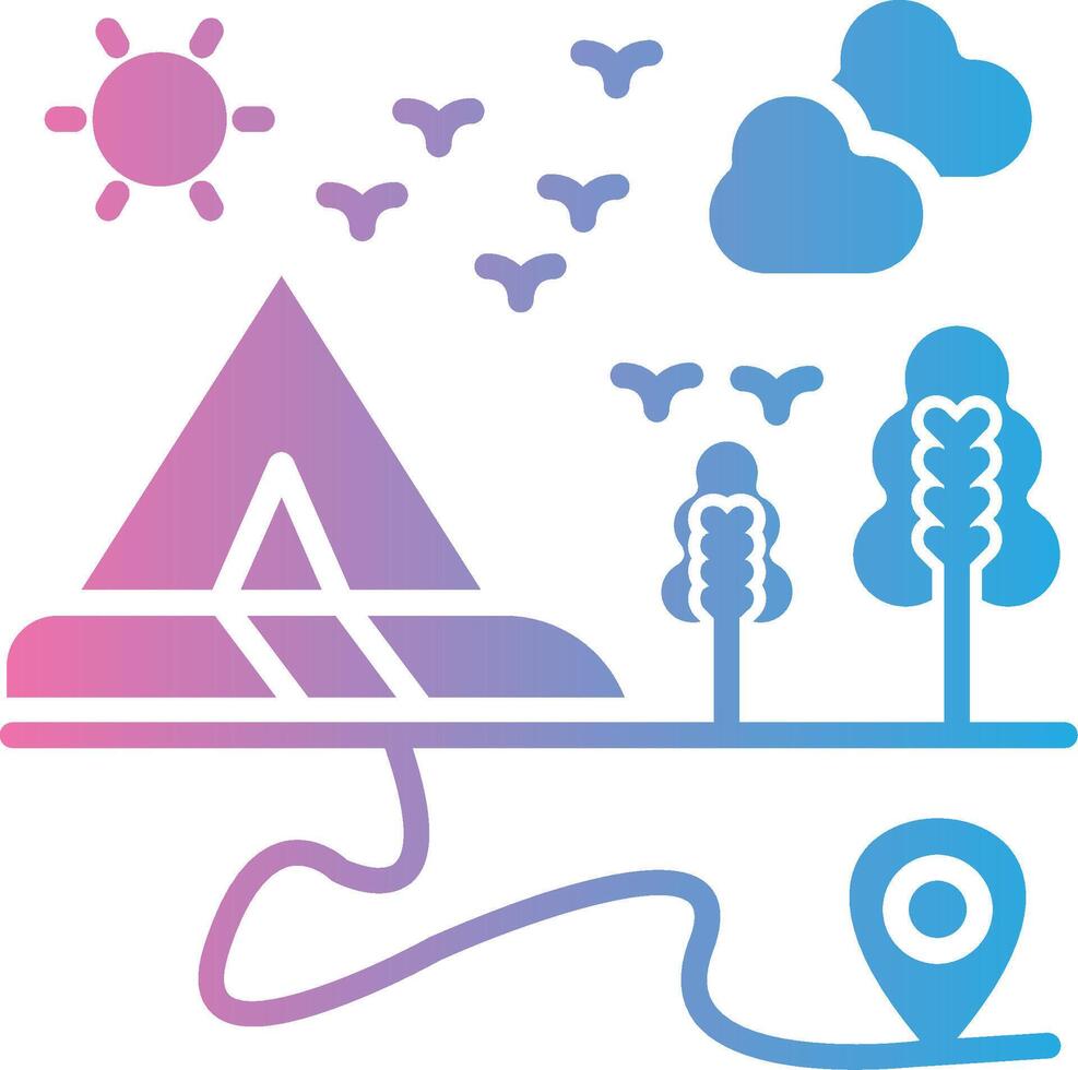 Route Gradient Color Form 66043804 Vector Art At Vecteezy