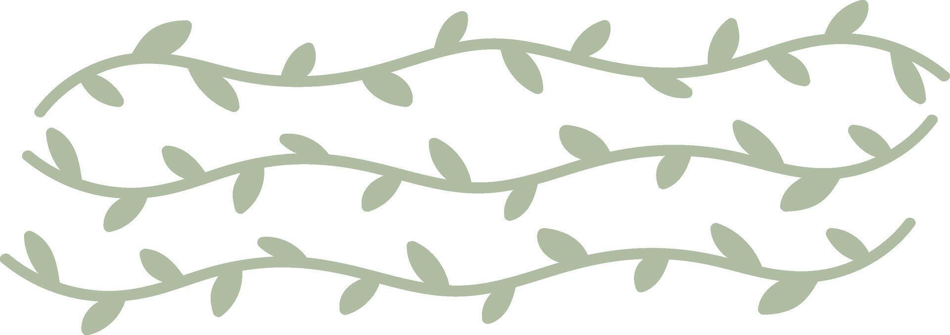 Curved Leafy Vine Pattern 66050979 Vector Art at Vecteezy