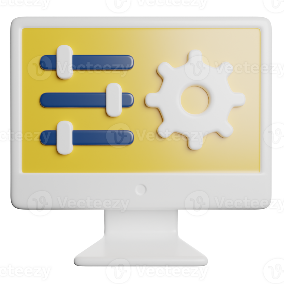Configuration Setting Gear Computer 66086313 Png 6211