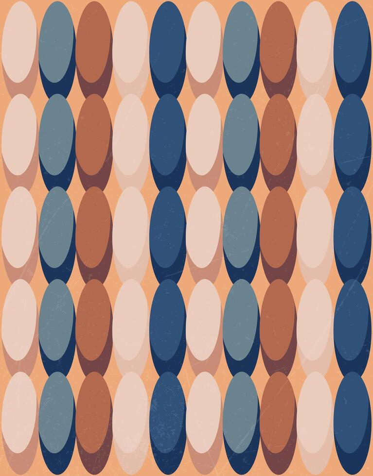 Retro Geometric Circles Pattern Design 66123146 Vector Art at Vecteezy