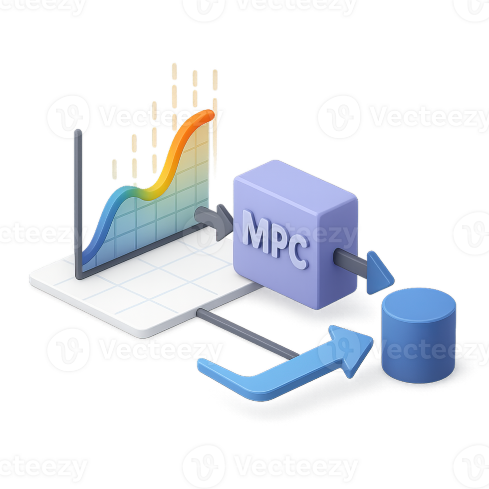 3D Predictive Control Diagram for Simple Data Analysis Visualization ...