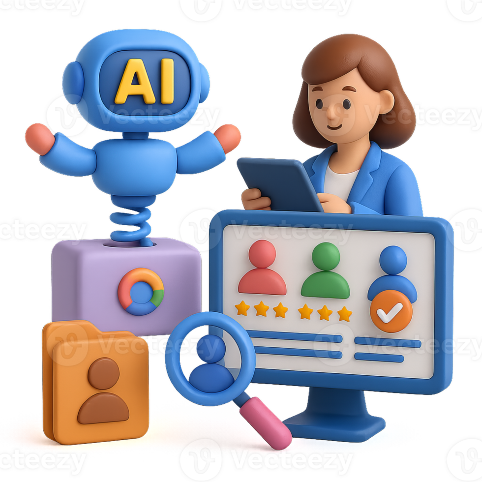 AI-Driven HR Management Tools for Simplifying Work Processes 66165691 PNG