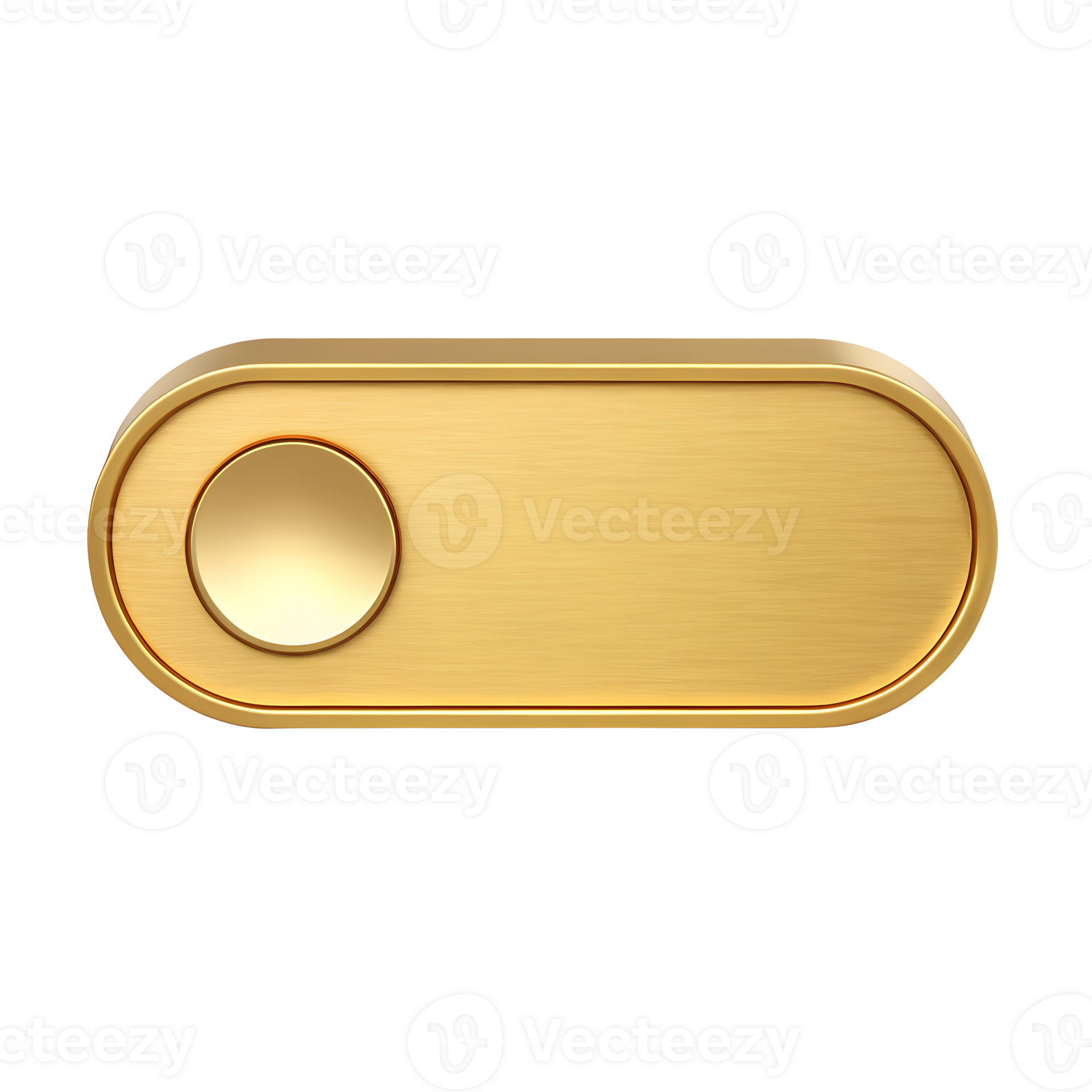 Elegant Golden Toggle Switch Button Design Element For Website Or App Interface Gold Texture