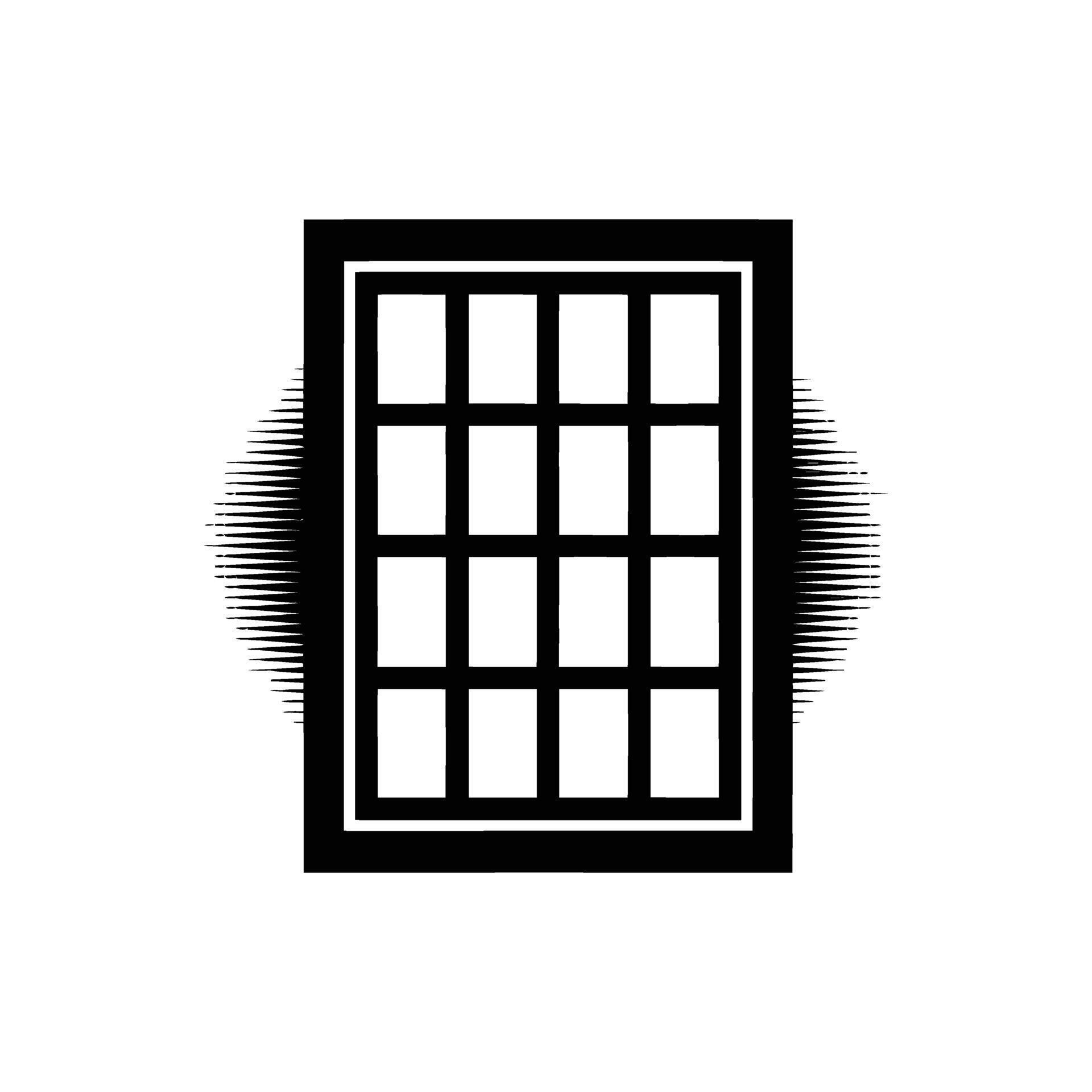 Black and White Window Pane Illustration with Radial Blur Effect Background Texture 66235488 ...