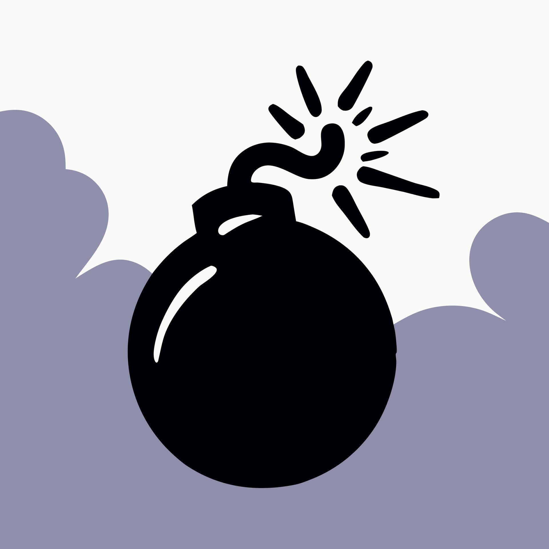Black Bomb Cartoon Illustration, Exploding Bomb Clipart 66375439 Vector Art at Vecteezy