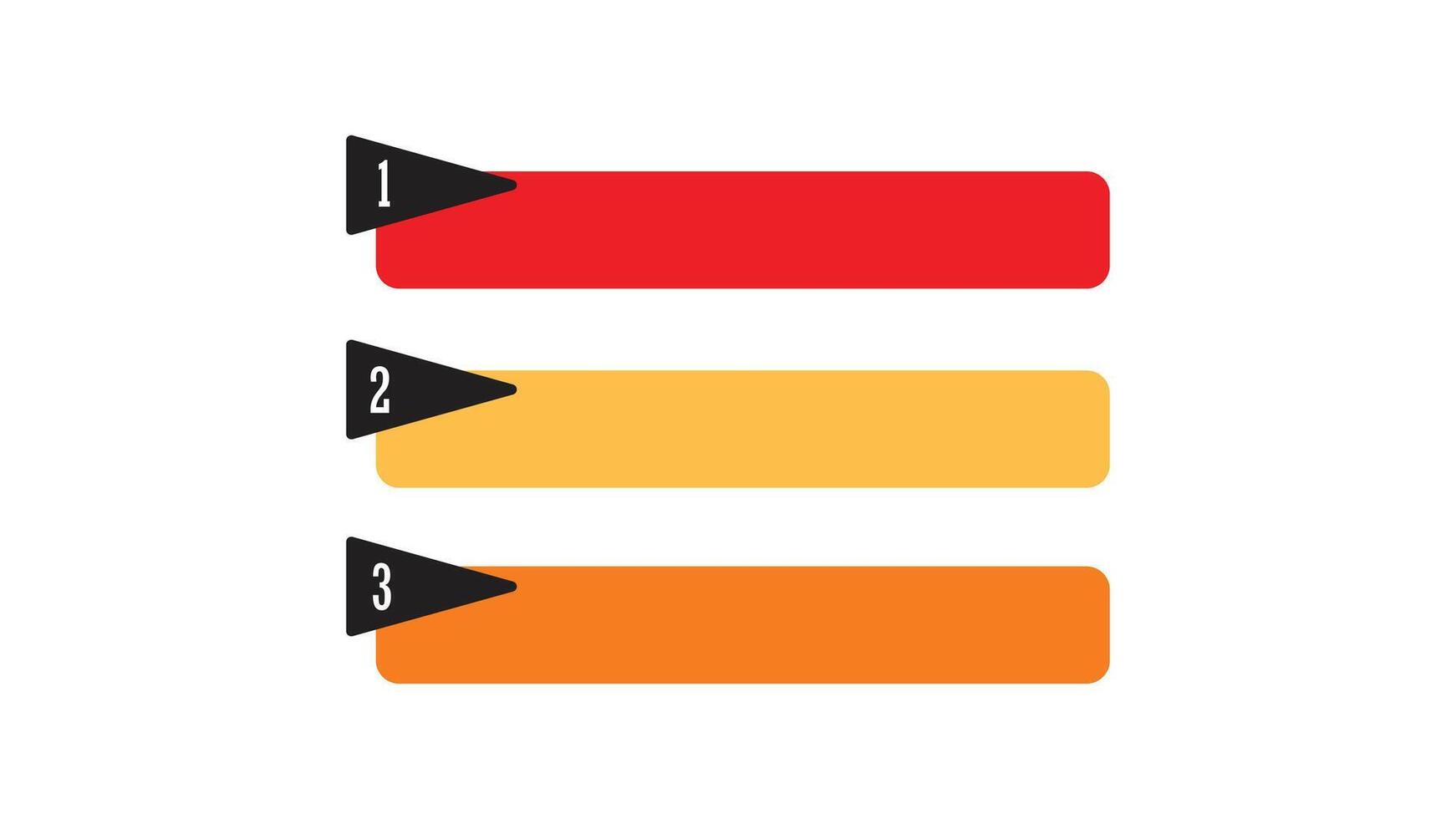 Textbox set design, text box list with number 66386071 Vector Art at Vecteezy