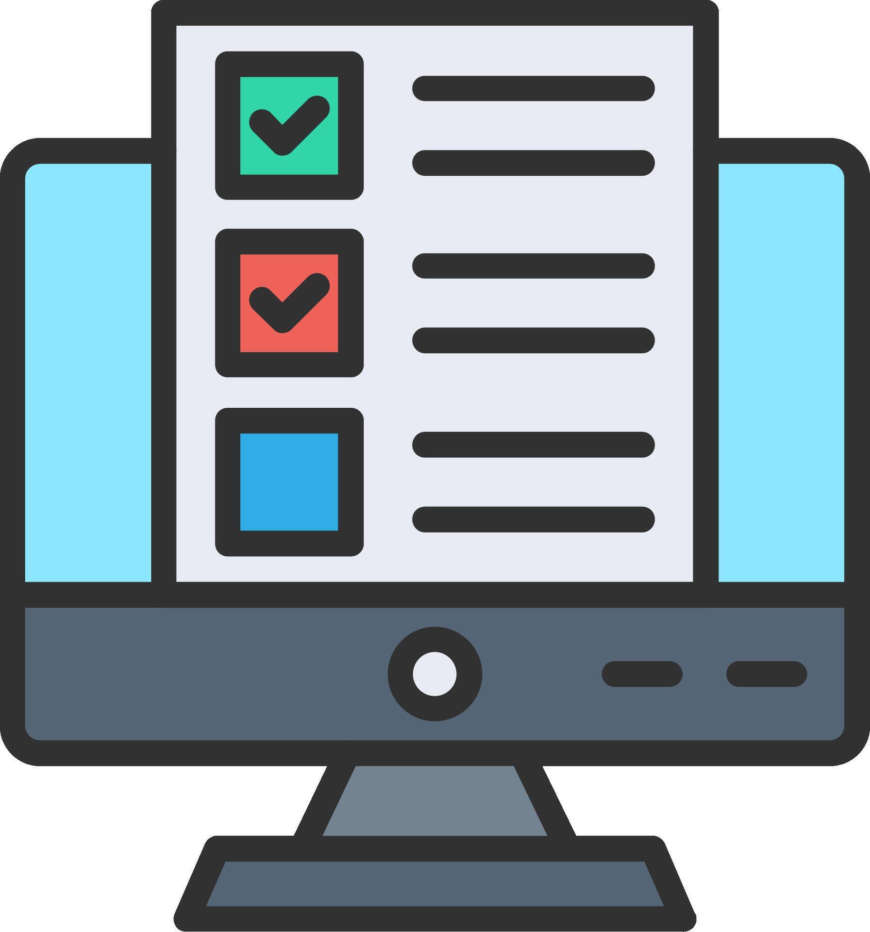 Online Test Coded UI Symbol 66389273 Vector Art at Vecteezy