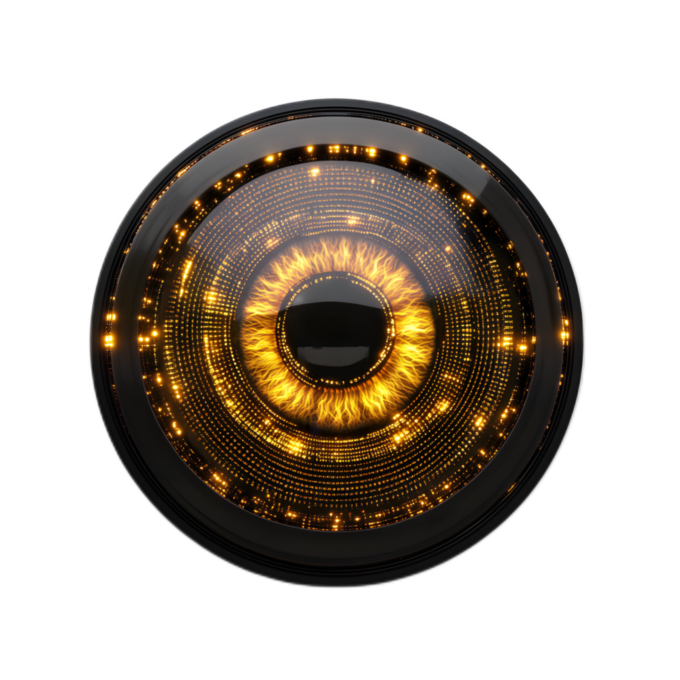 Digital biometric eye scan for security identification 66409080 PNG