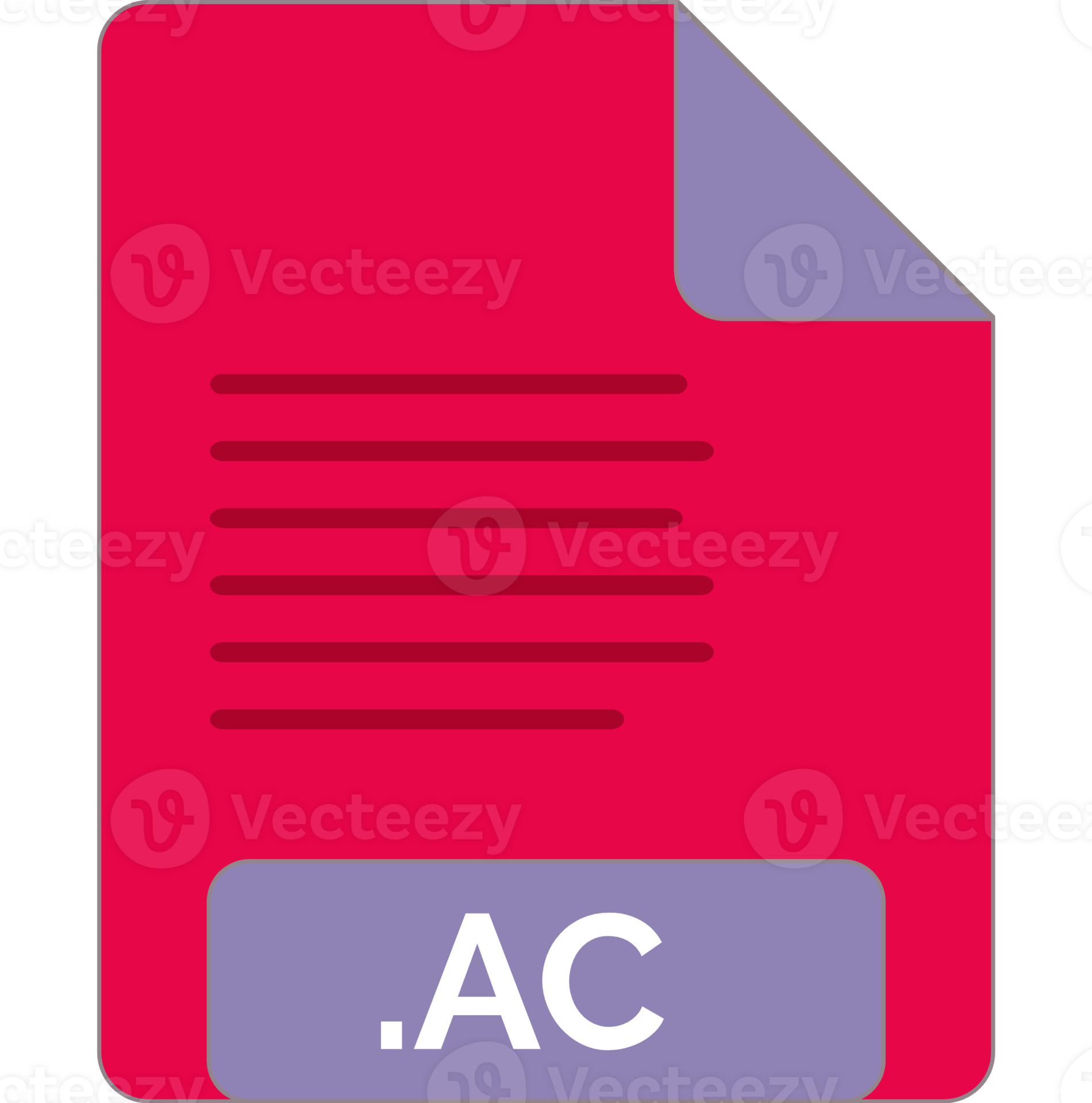 Ac File Icon Minimal 66496025 PNG