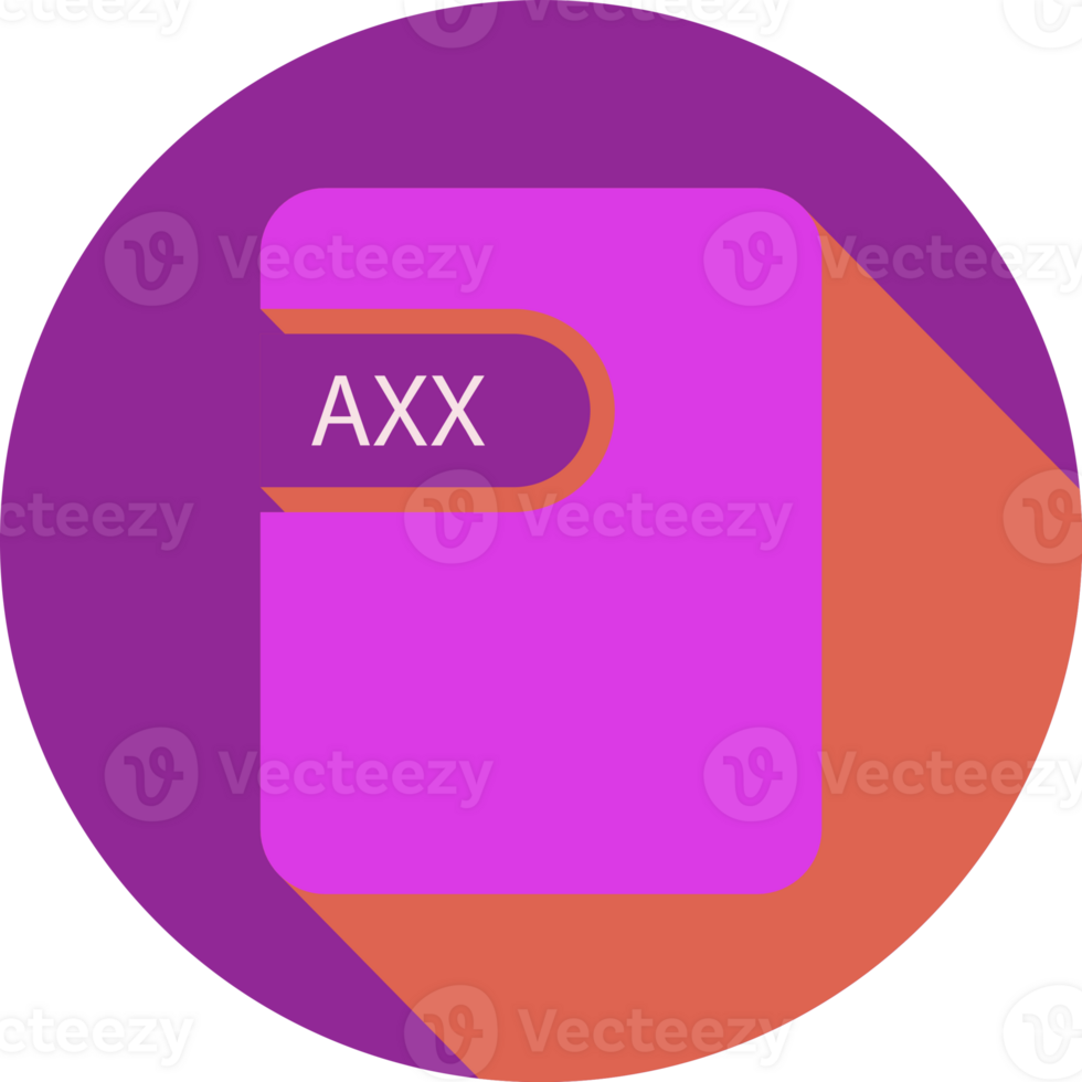 Axx File Icon Black Shadow With Rounded Corners In Circular Shape ...
