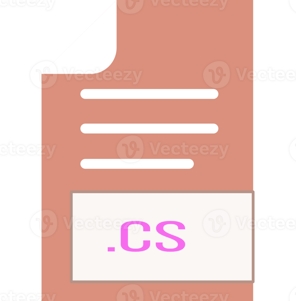 Cs File Format Icon Outline And Fill 66499408 PNG