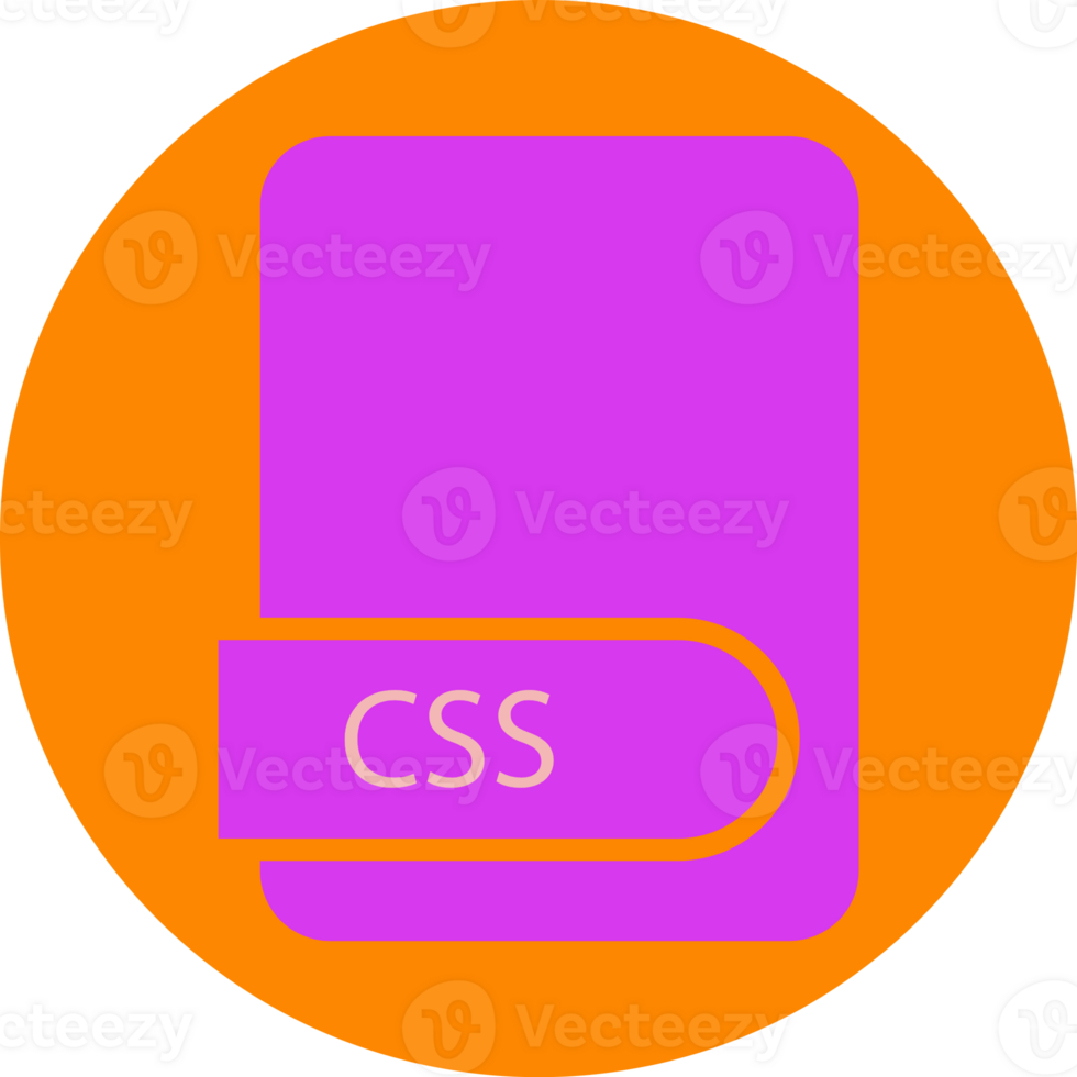 Css File Format Icon Circular Shape 66499504 PNG