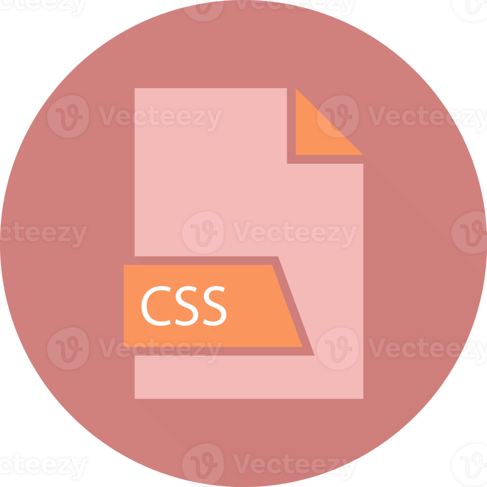 Css File Format Icon Space In Shapes And Circular Shape Outside 66499528 PNG