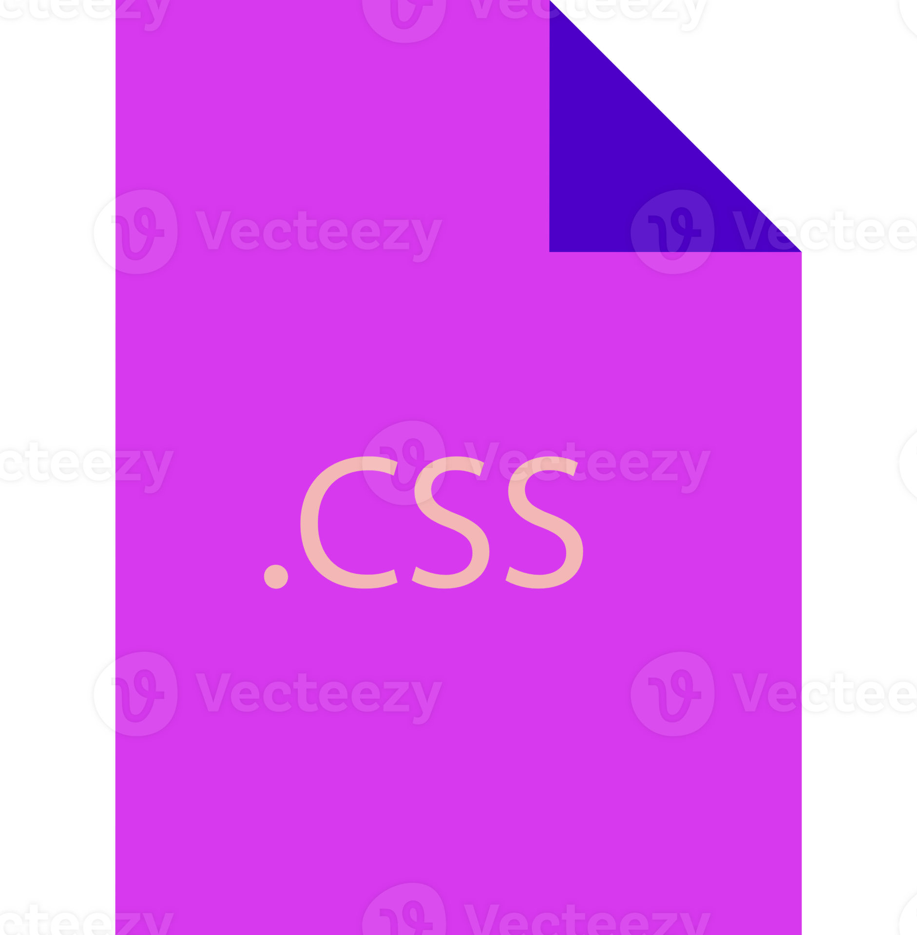 Css File Icon Fill Crisp Corners V1 66499533 Png