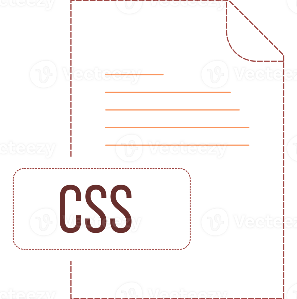 Css Icon Black Dashed Outline V1 66499556 PNG