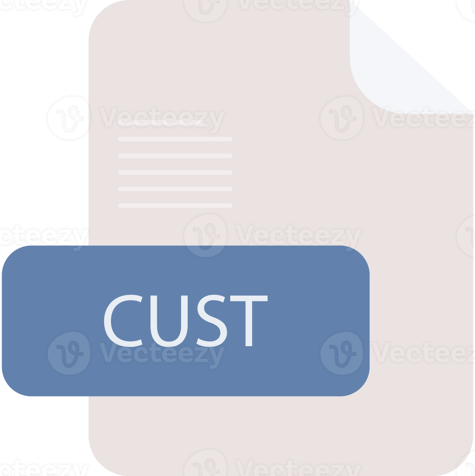 Cust File Extension Rounded Lines And 66499780 Png