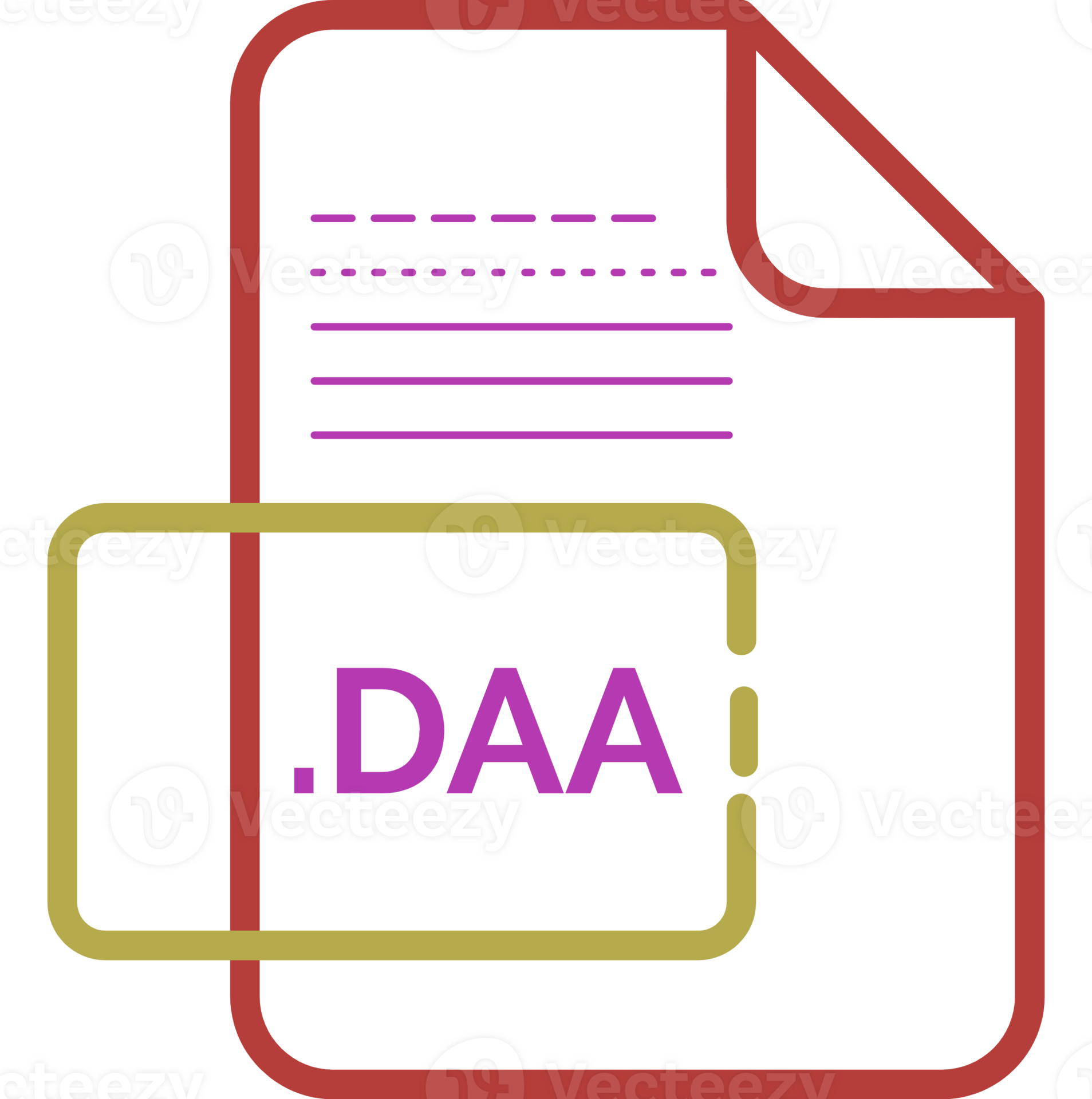 Daa File Extension Icon Little Dot And Color Fill 66499993 PNG
