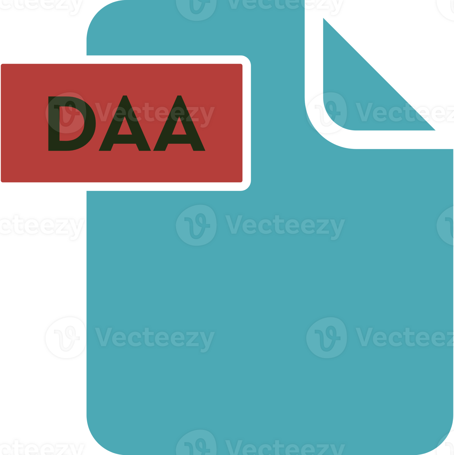 Daa File Format Icon Rounded Shapes And Spacing 66500030 PNG