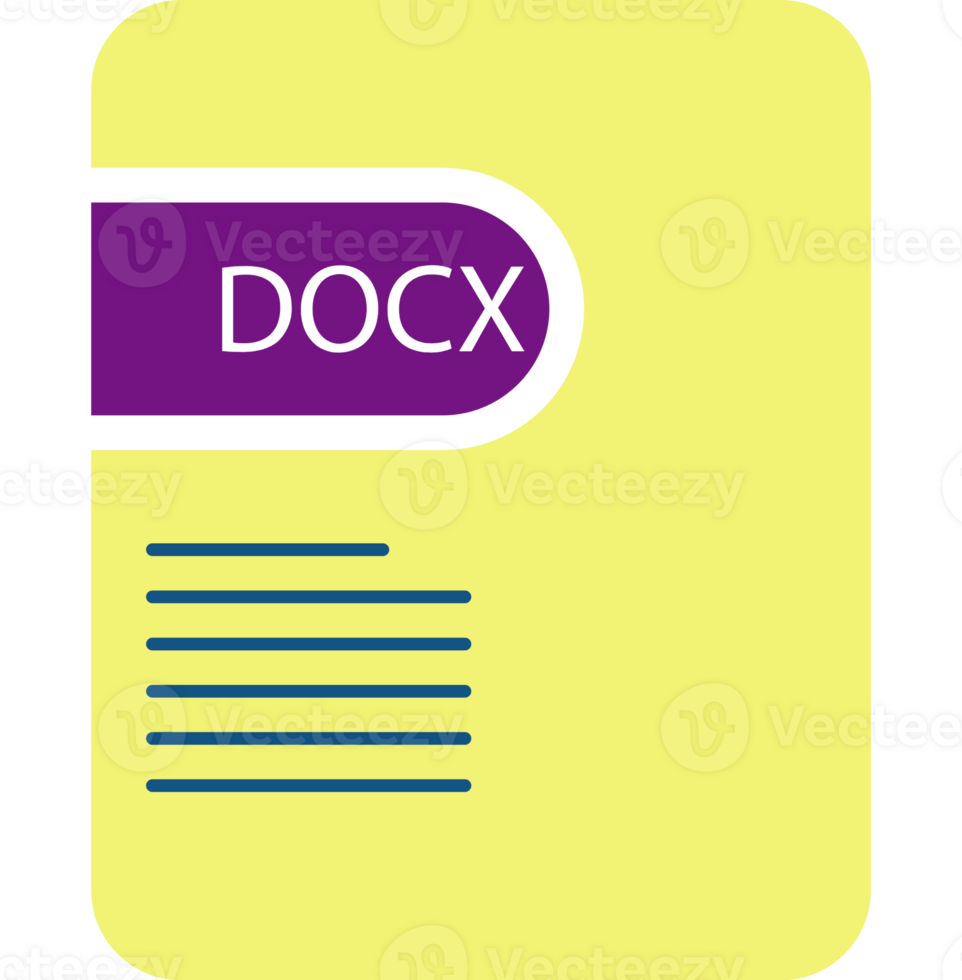 Docx File Icon Deep And Minimal 66500571 PNG