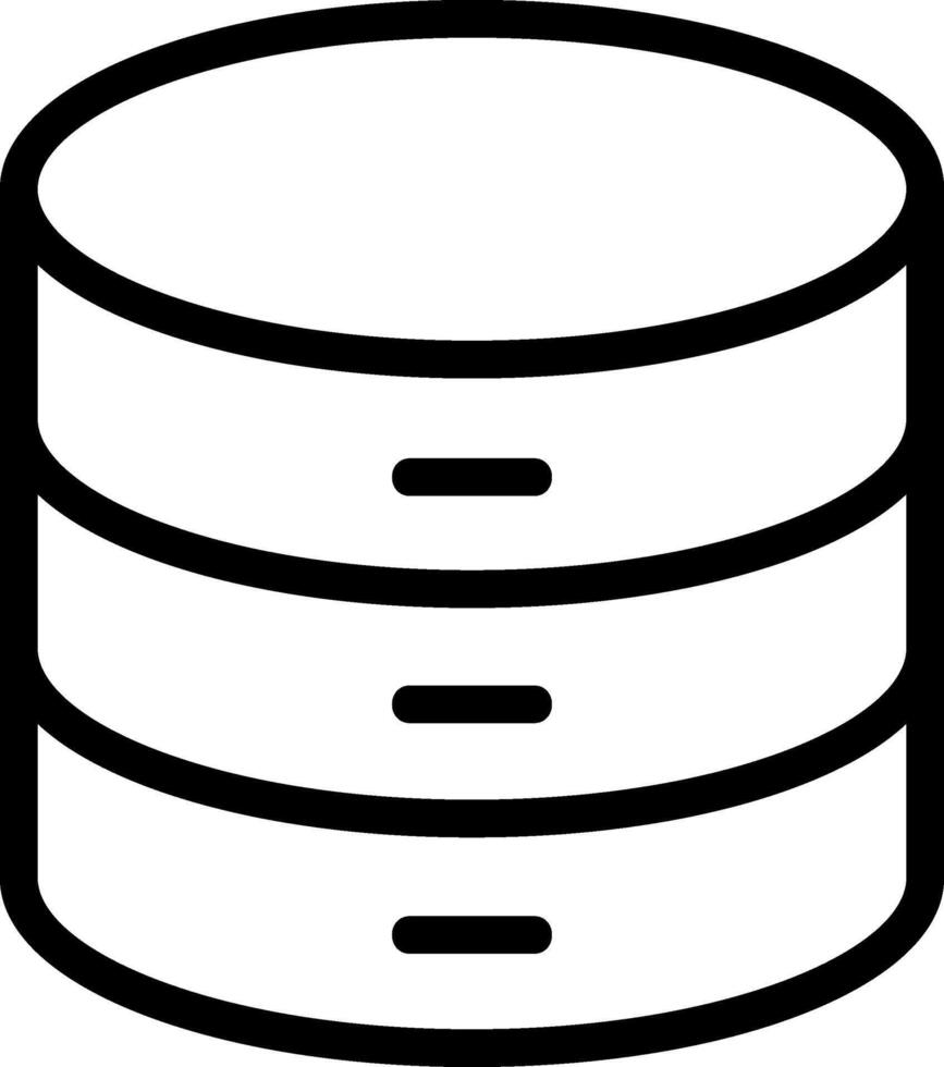 Database Outline Style Eps Icon 66504177 Vector Art at Vecteezy