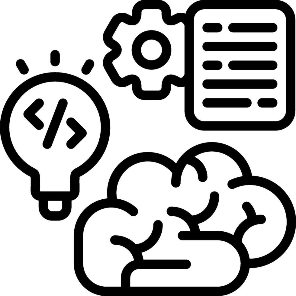 Mind Programming Outline Icon 66505325 Vector Art at Vecteezy